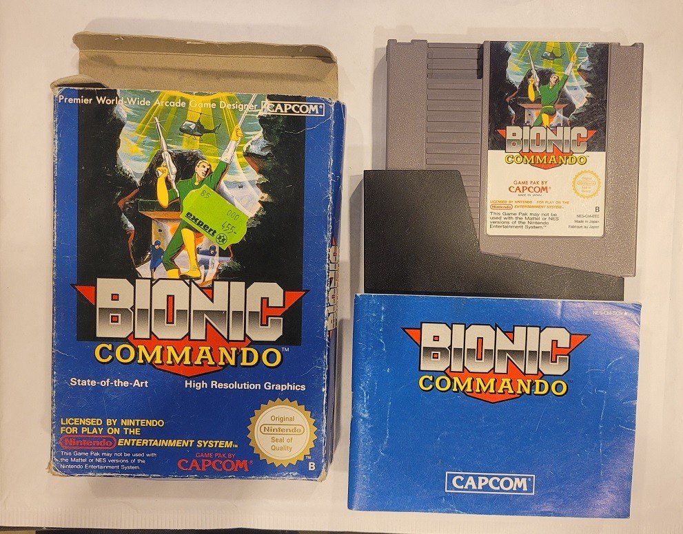 NES Bionic Commando SCN (K.. | Köp från nostalgibutiken på Tradera ...
