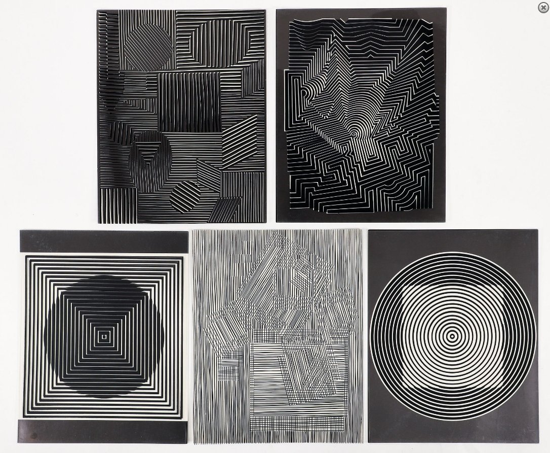 Victor Vasarely - Original Editions du Griffon .. | Köp på Tradera ...