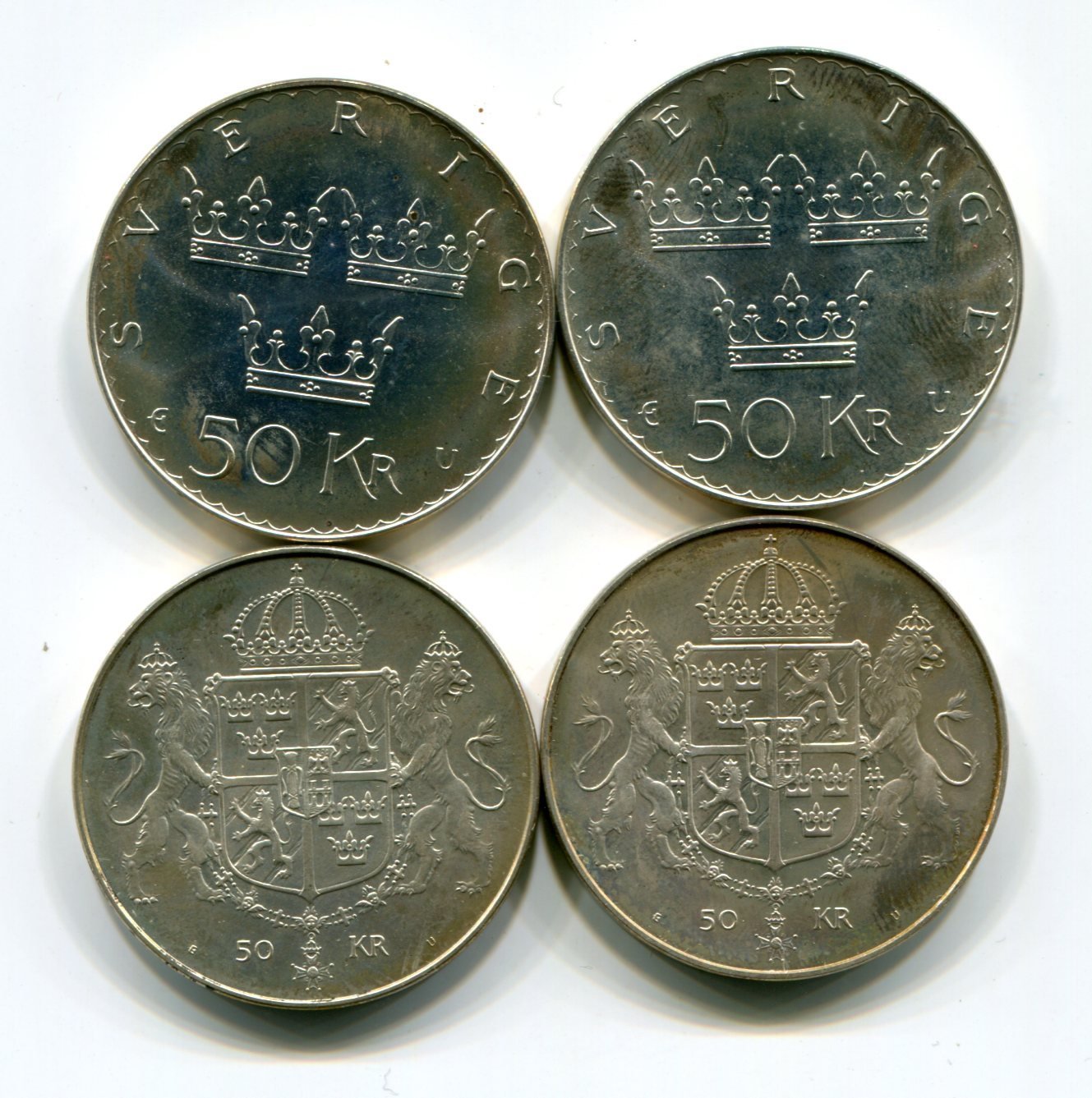 50 KRONOR 1975 1976 4 STYCKEN I ETT PARTI 437371921 K p P Tradera 50-kronor-1975-1976-4-stycken-i-ett-parti-437371921-k-p-p-tradera