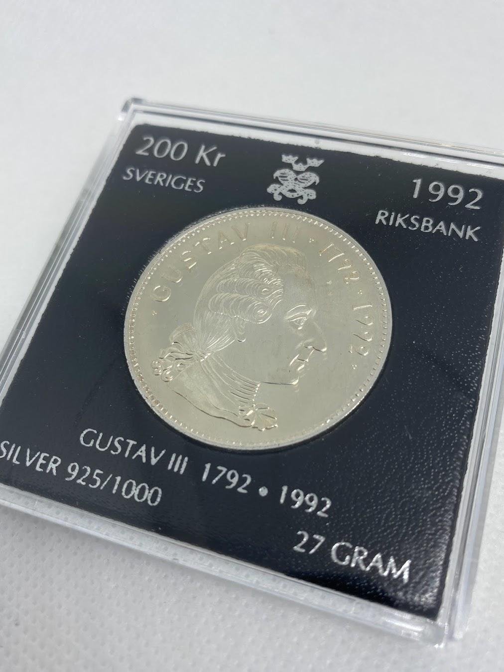 Minnesmynt 200kr 1992 -Silver | Köp från selinsmynt på Tradera (508231464)