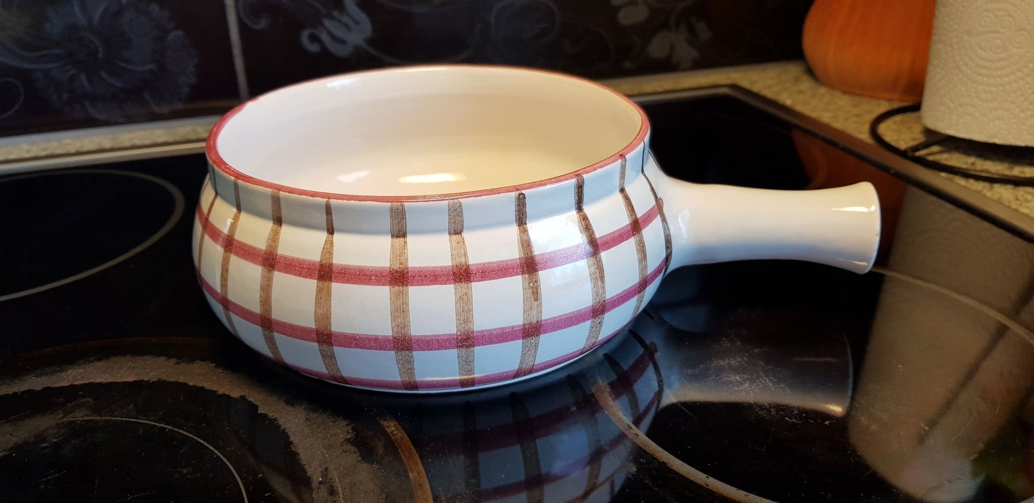 REA!! RETRO/VINTAGE, Skål m handtag, 1940/50-tal | Köp på Tradera ...