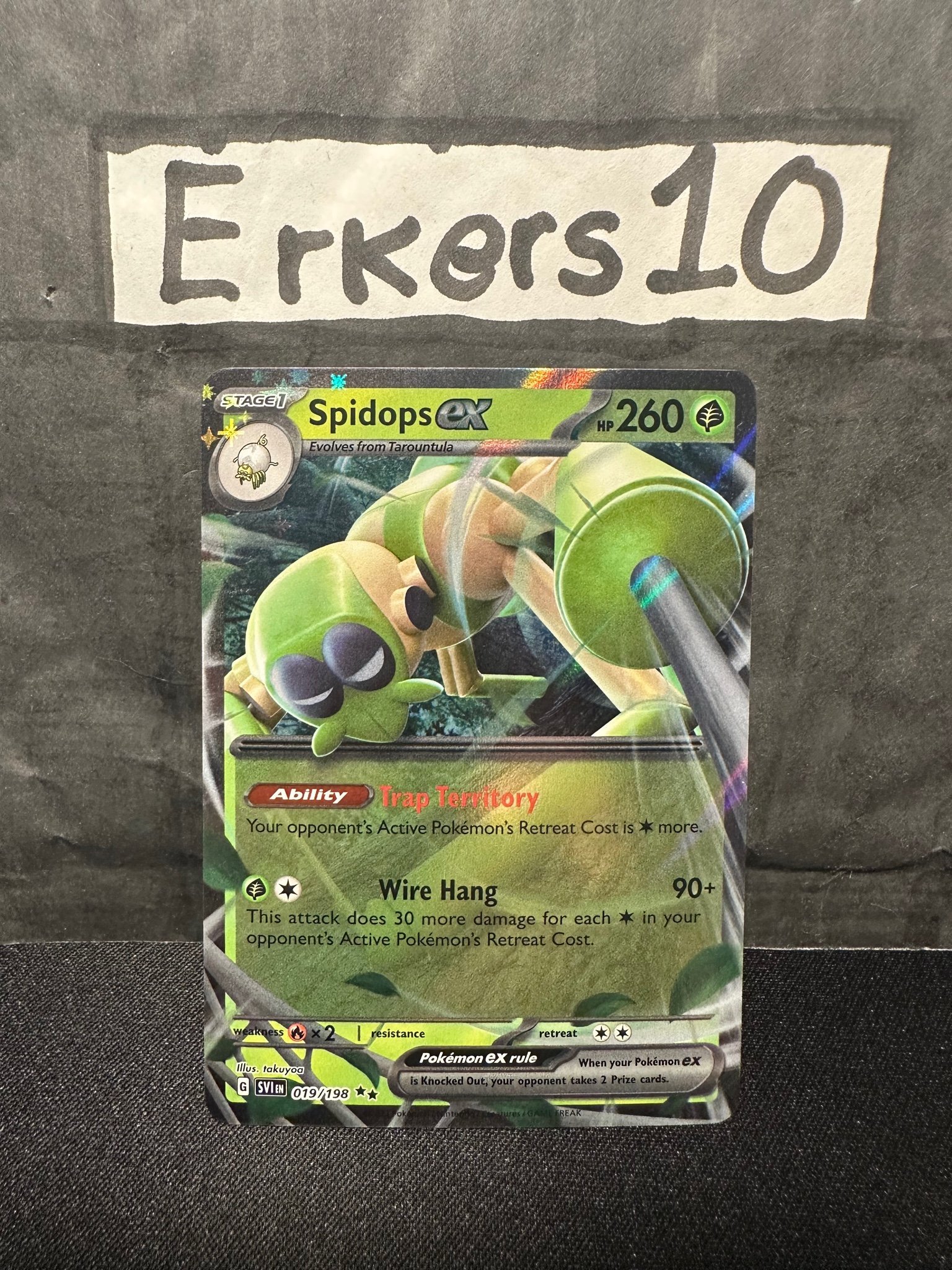 Spidops ex - 019/198 - Scarlet&Violet - Pokemon | Köp på Tradera ...