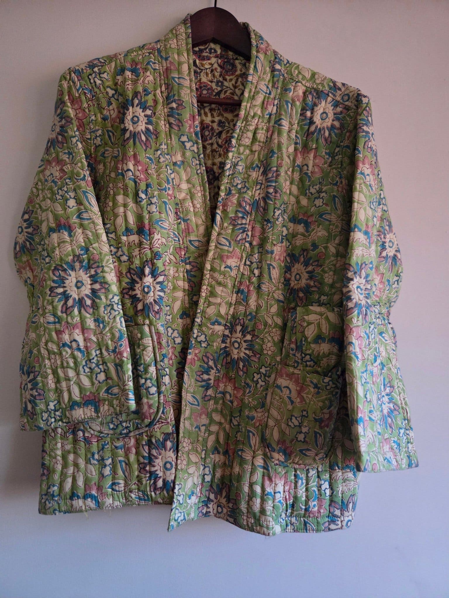 quiltade jackor i block print | Köp på Tradera (735692945)