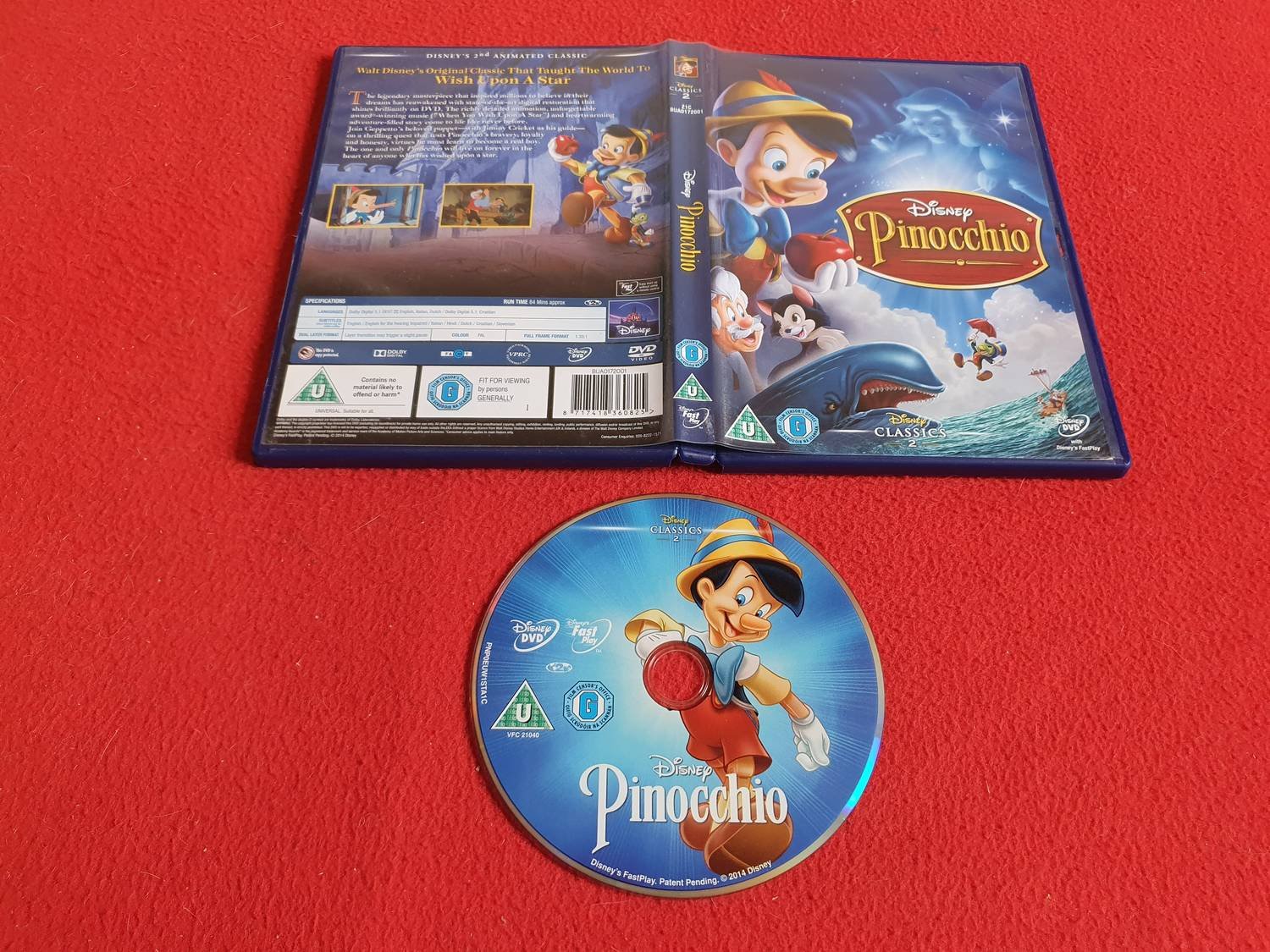 Se produkter som liknar DISNEY PINOCCHIO till DVD på Tradera (631028232)