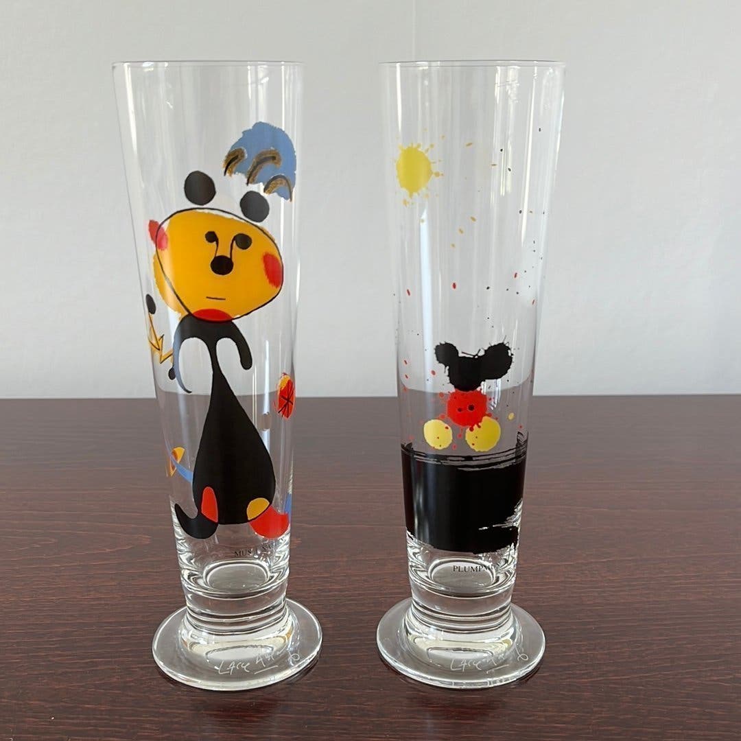 Lars Åberg Konst på Kristall Högt Glas Ölglas V.. | Köp på Tradera ...
