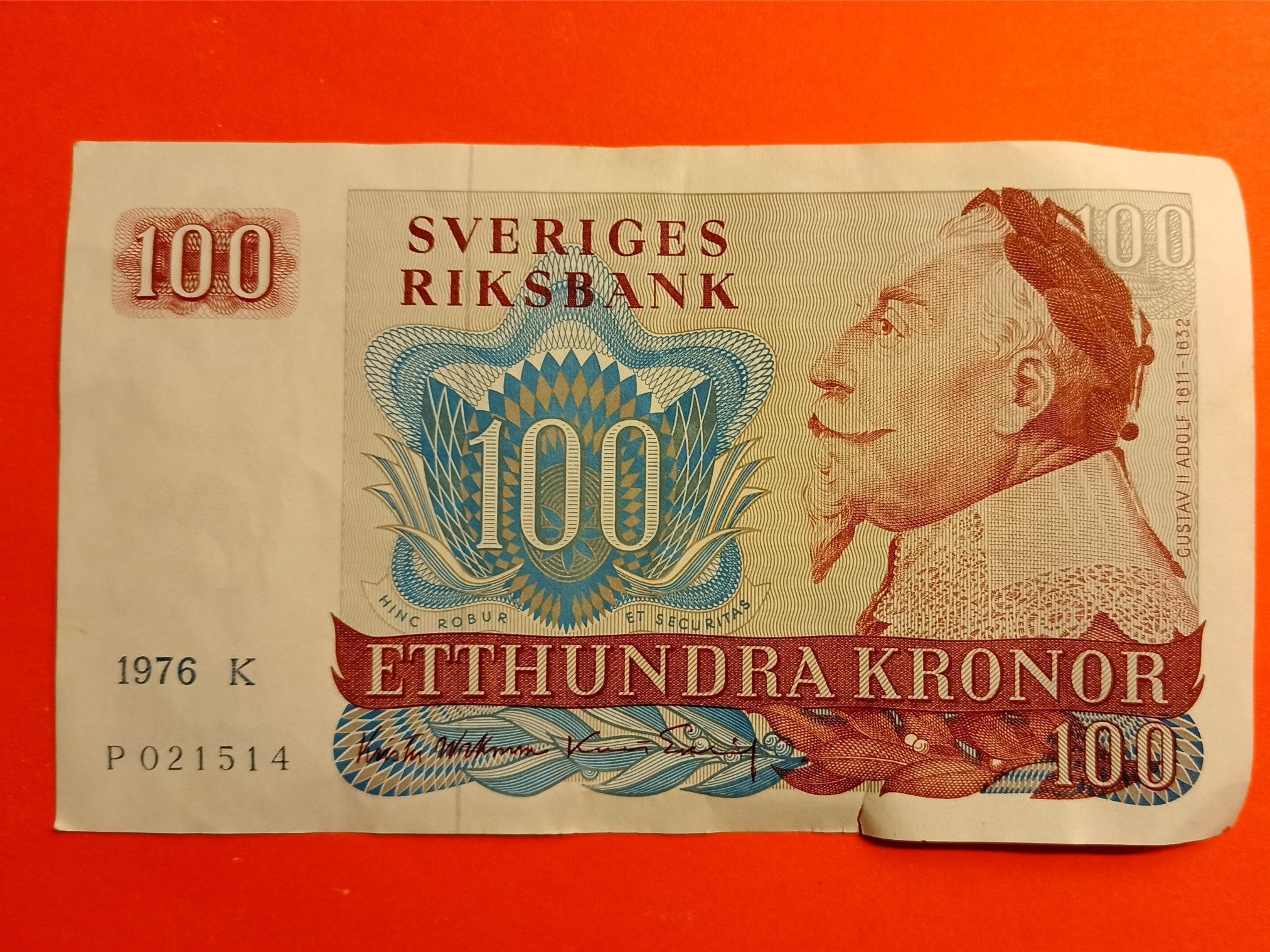 Se produkter som liknar 100 kronor sedel 1976 på Tradera (615735990)
