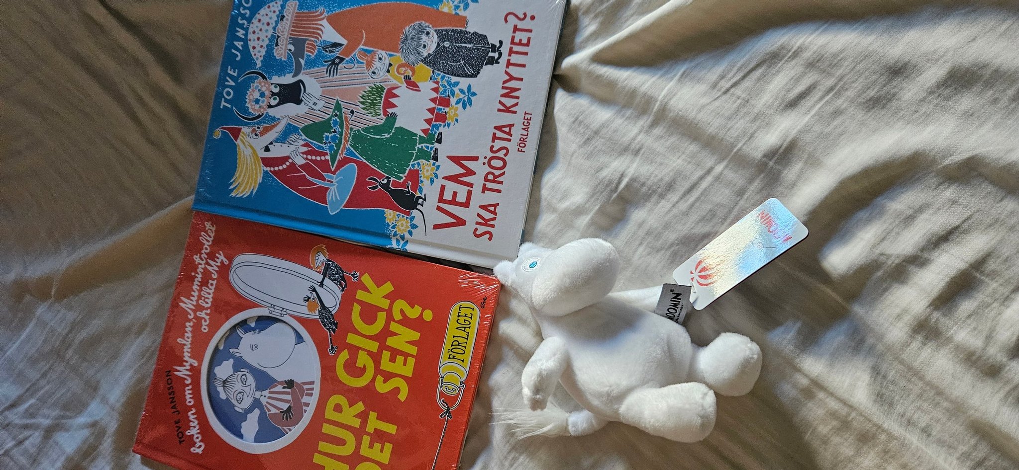 2 mumin böcker och mumin gosedjur | Köp på Tradera (685702294)