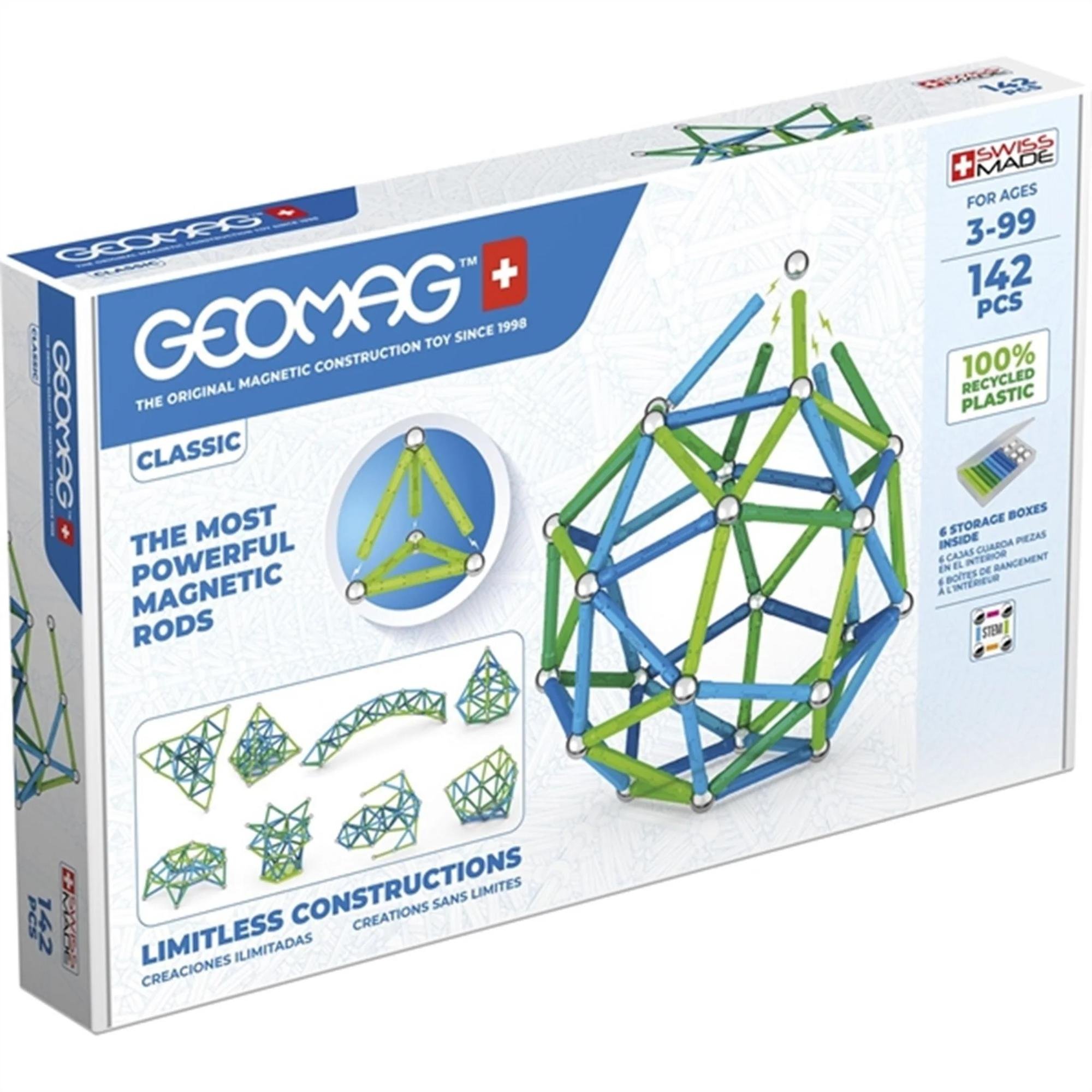 Geomag 142 delar bygg med magneter | Köp på Tradera (708526268)