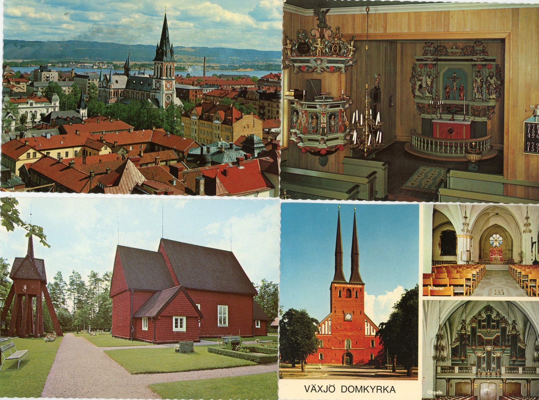 Se produkter som liknar 4 vykort, kyrkor, Tutaryd kyr.. på Tradera ...