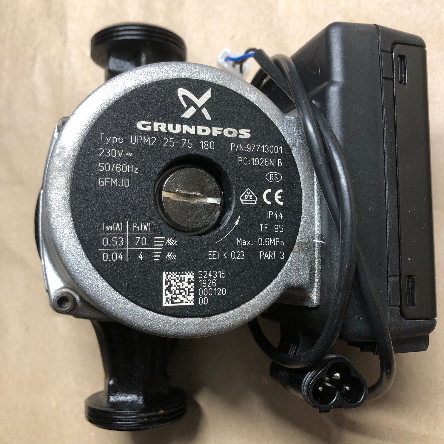 Grundfos UPM2 25-75 180 cirkulationspump G40 (2.. | Köp på Tradera ...