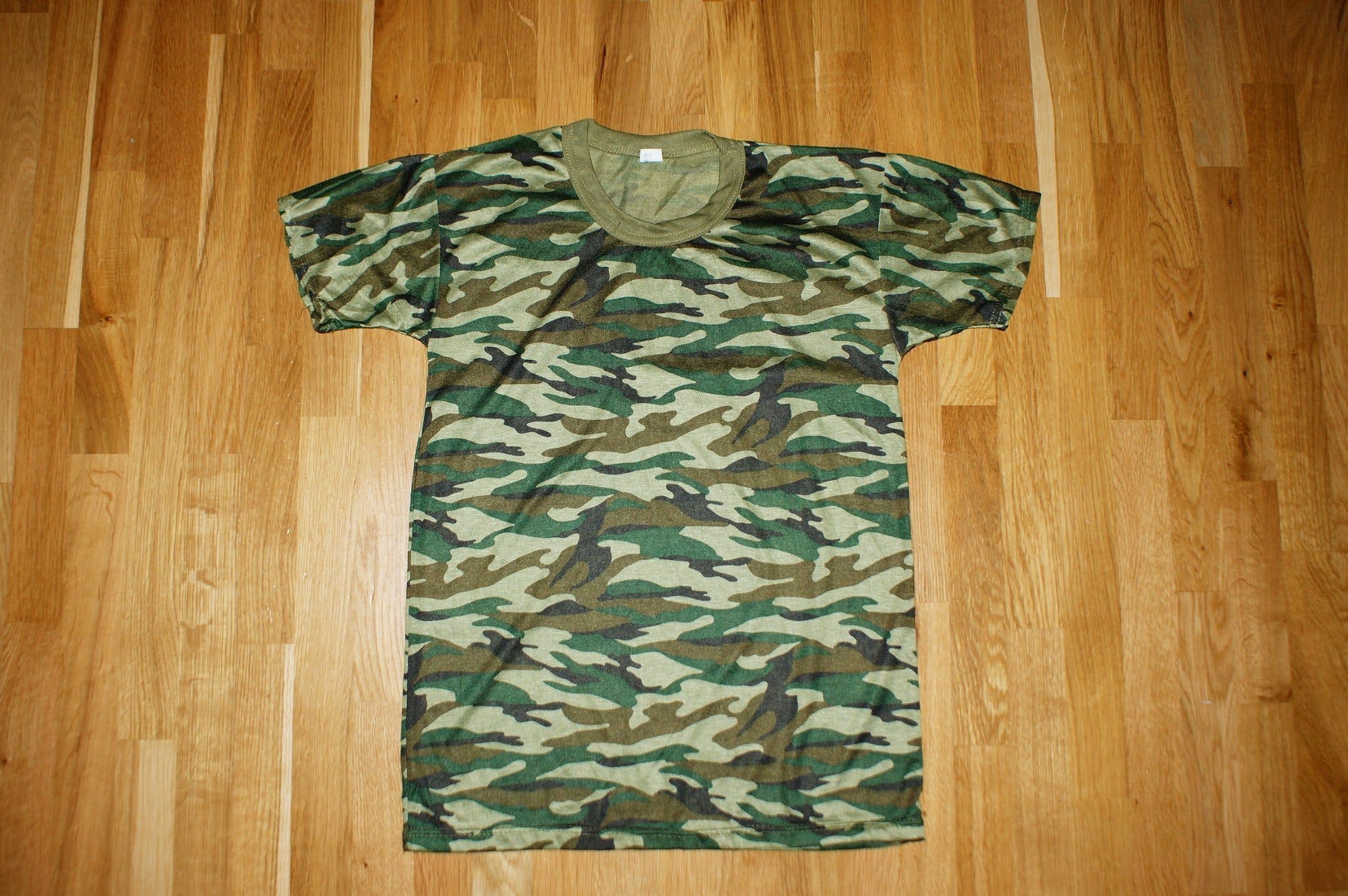 Ny t-shirt kamouflage str S herr polyester tunn.. | Köp på Tradera ...