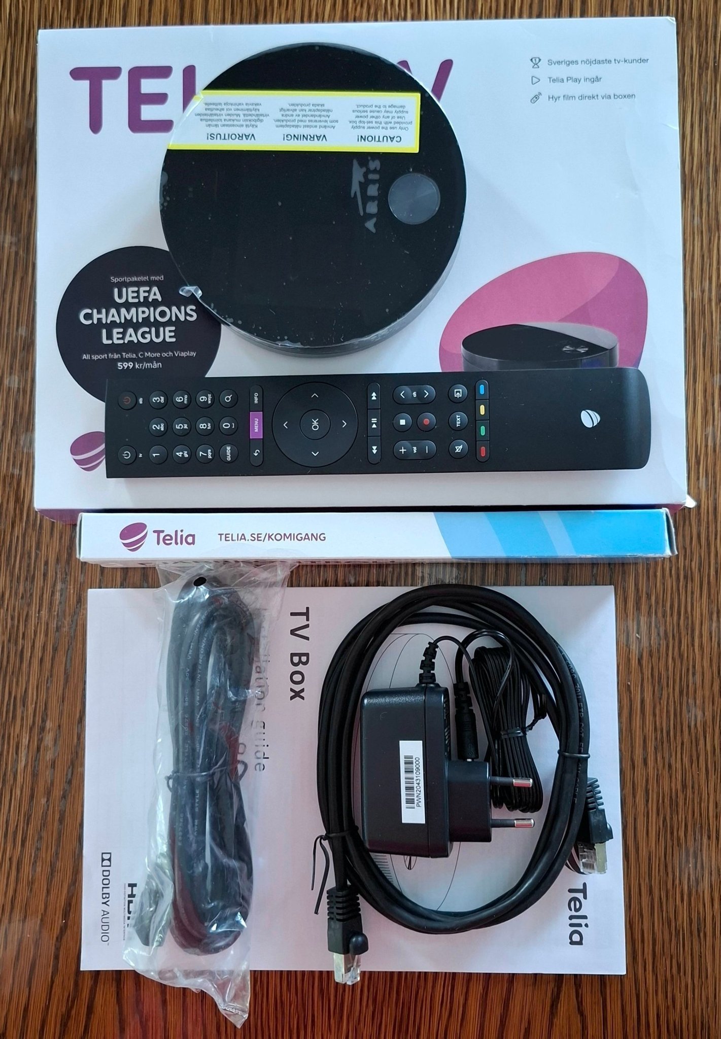 Se produkter som liknar Oanvända Telia fjärrkontroll .. på Tradera ...