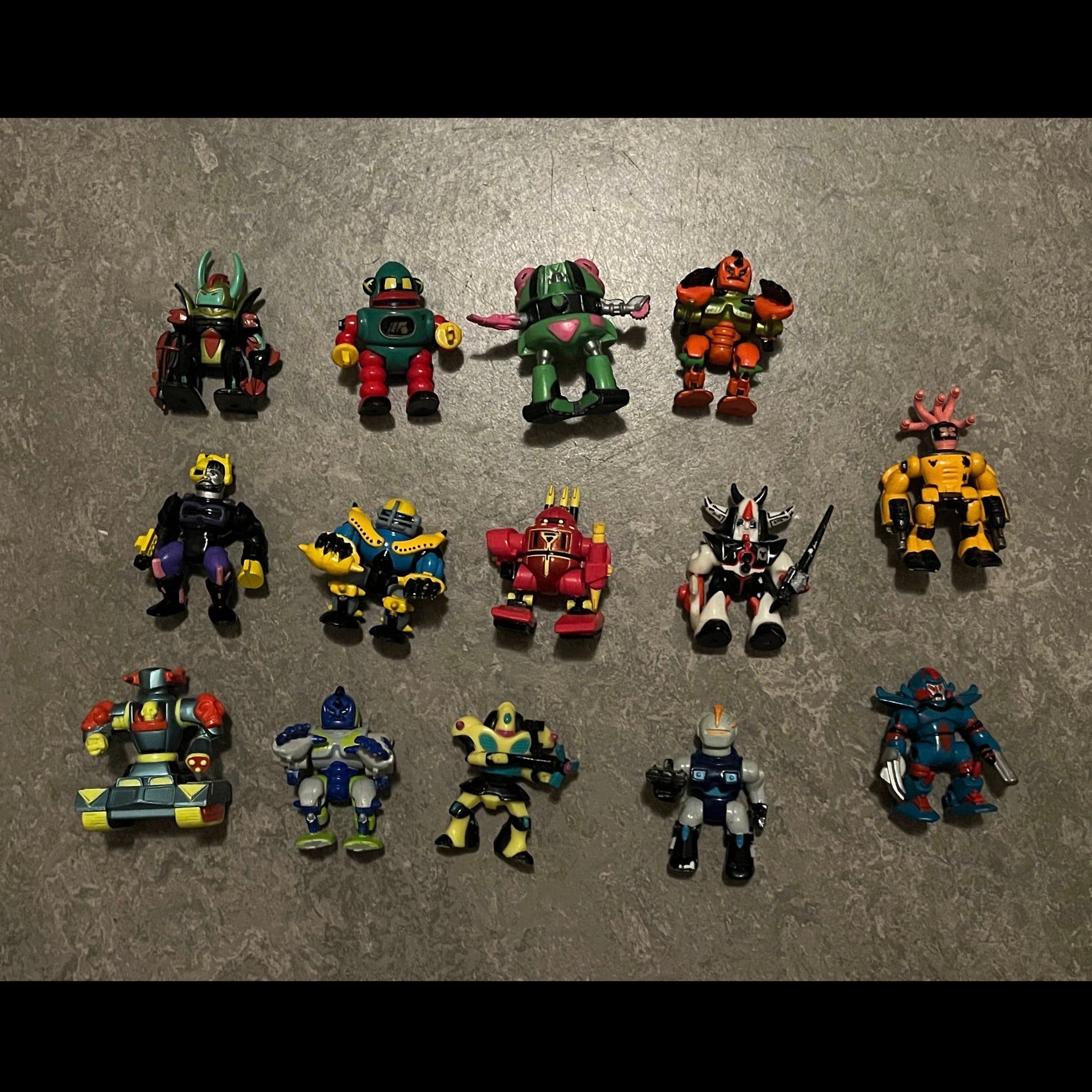 14 st Z-BOTS / ZBOTS MICRO MACHINES Trash Bag B.. | Köp på Tradera ...