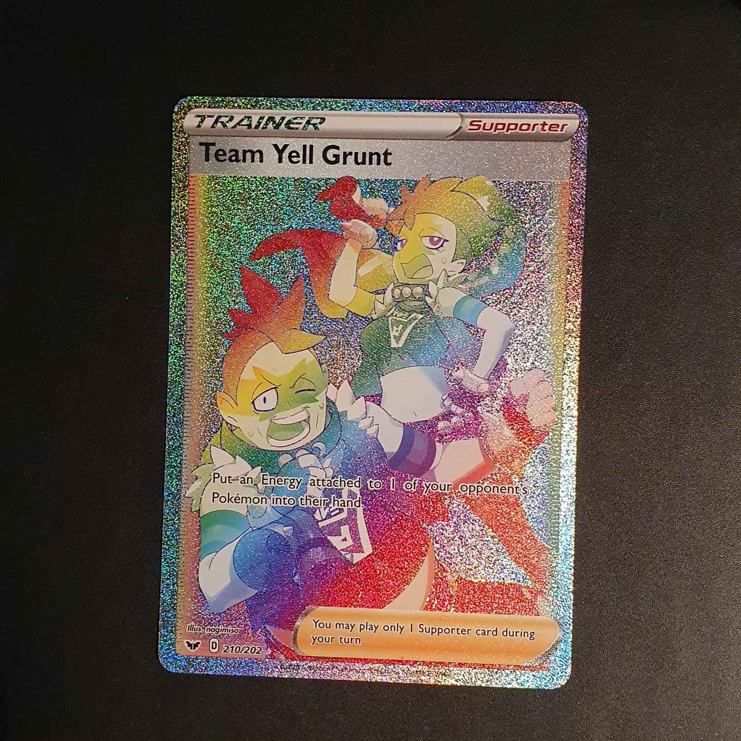 Pokemon Team Yell Grunt 210/202 Sword & Shield | Köp på Tradera (699824853)