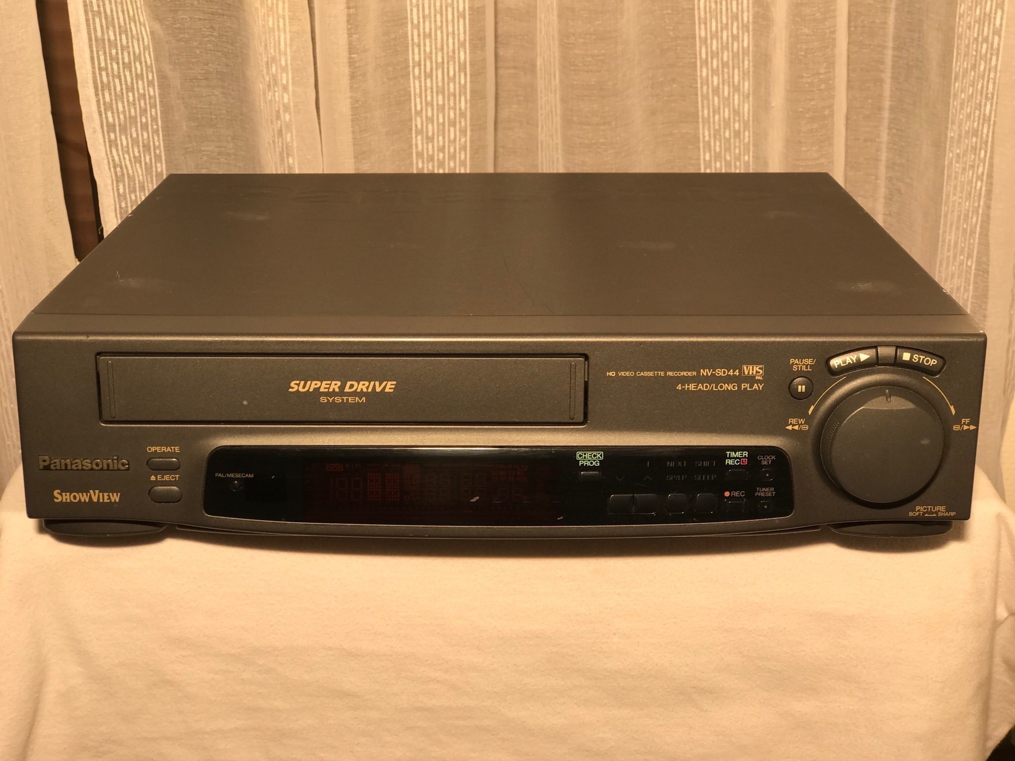 PANASONIC SUPER DRIVE VIDEO RECORDER 4 HEAD*FJÄ.. | Köp på Tradera ...