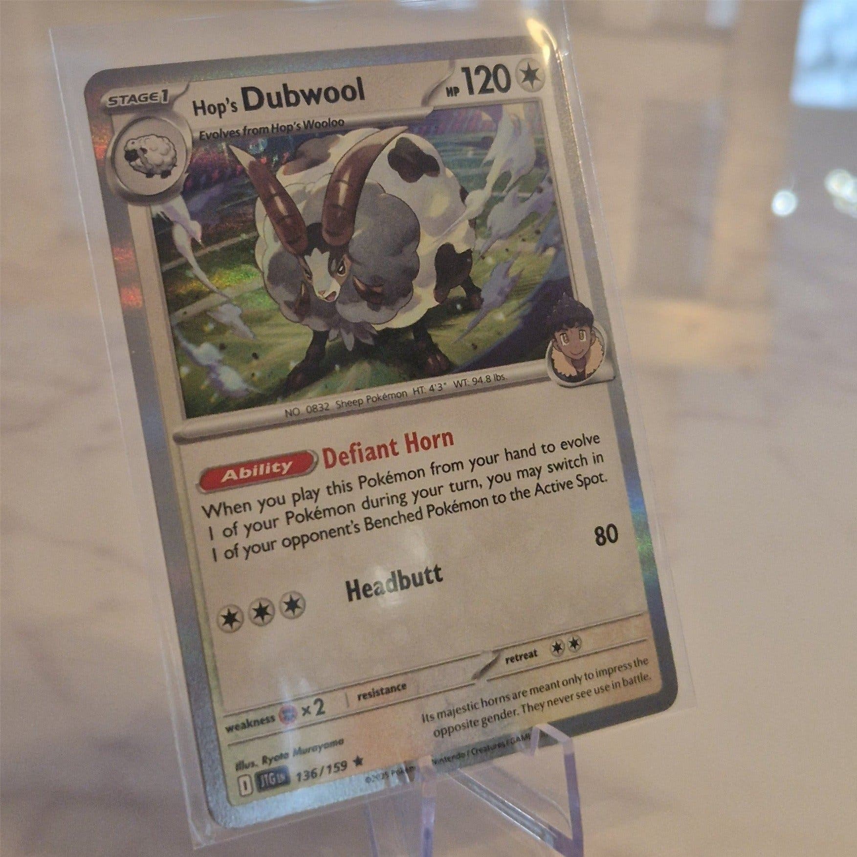 Pokemon Journey Together, Hop's Dubwool Holo 13.. | Köp på Tradera ...