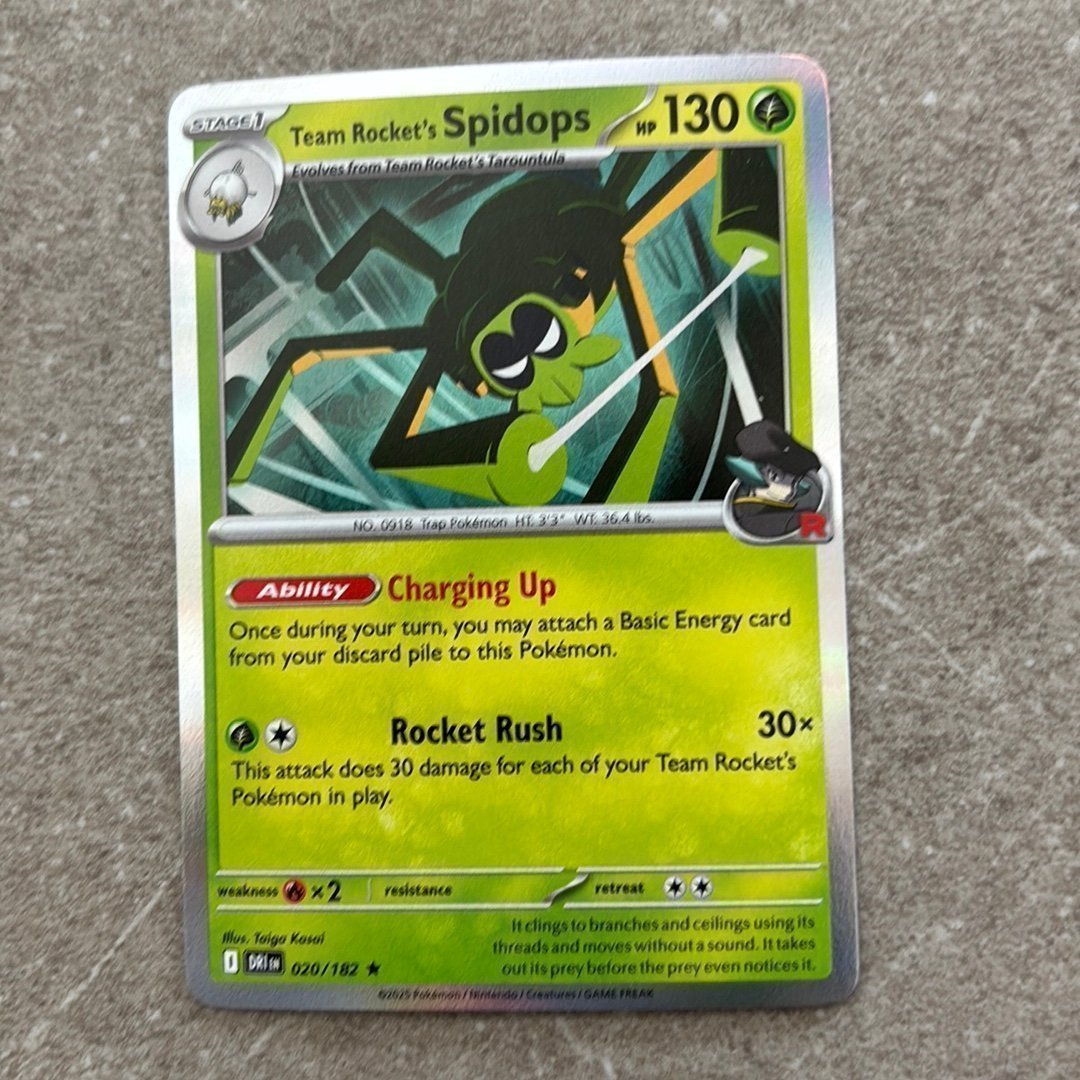 Team Rocket's Spidops 20/182 Destined Rivals Po.. | Köp på Tradera ...