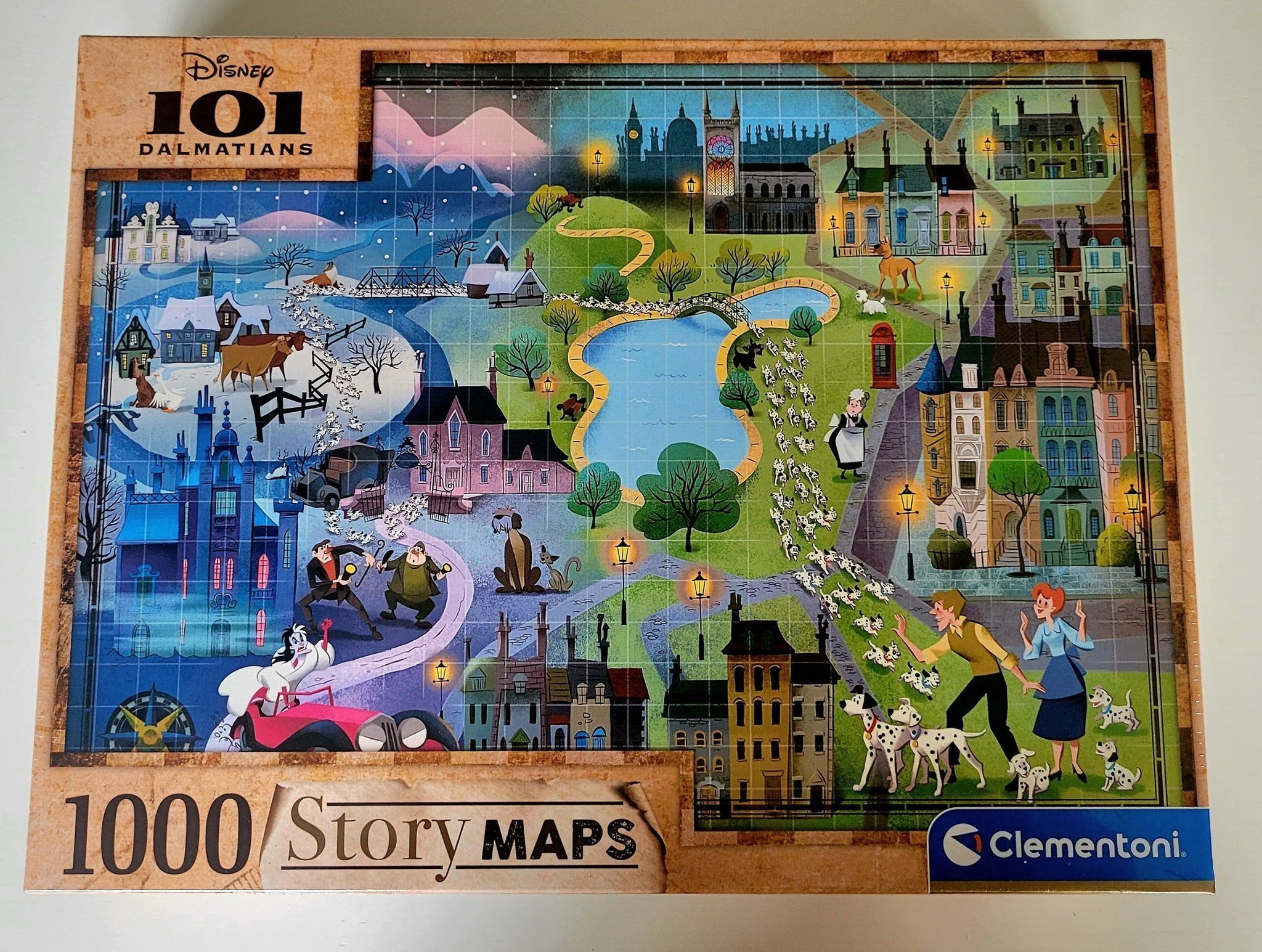 Clementoni Disney Story Maps 10.. | Köp från Pussellyan på Tradera ...