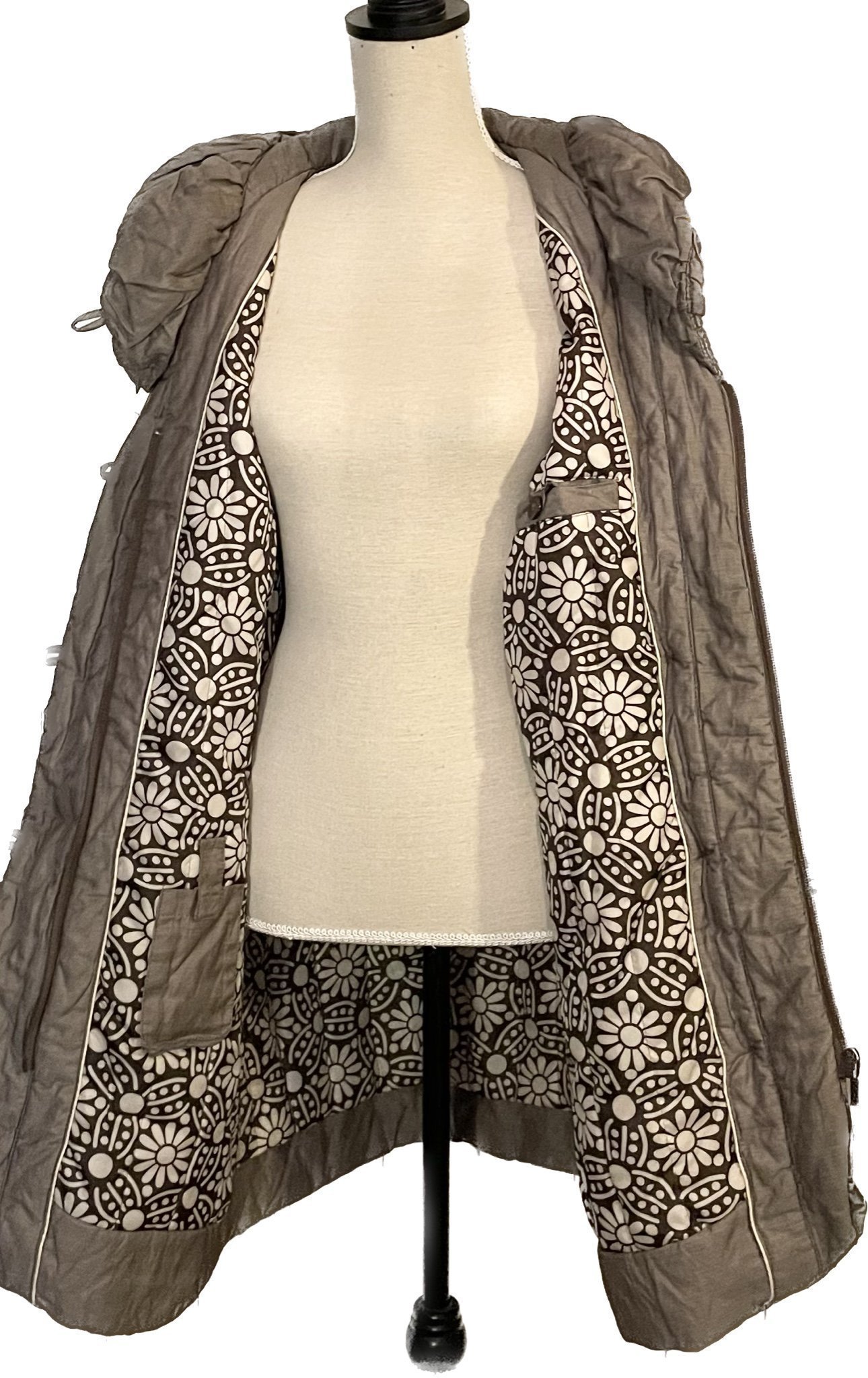 Etage, beige brun melerad jacka. | Köp på Tradera (702621455)