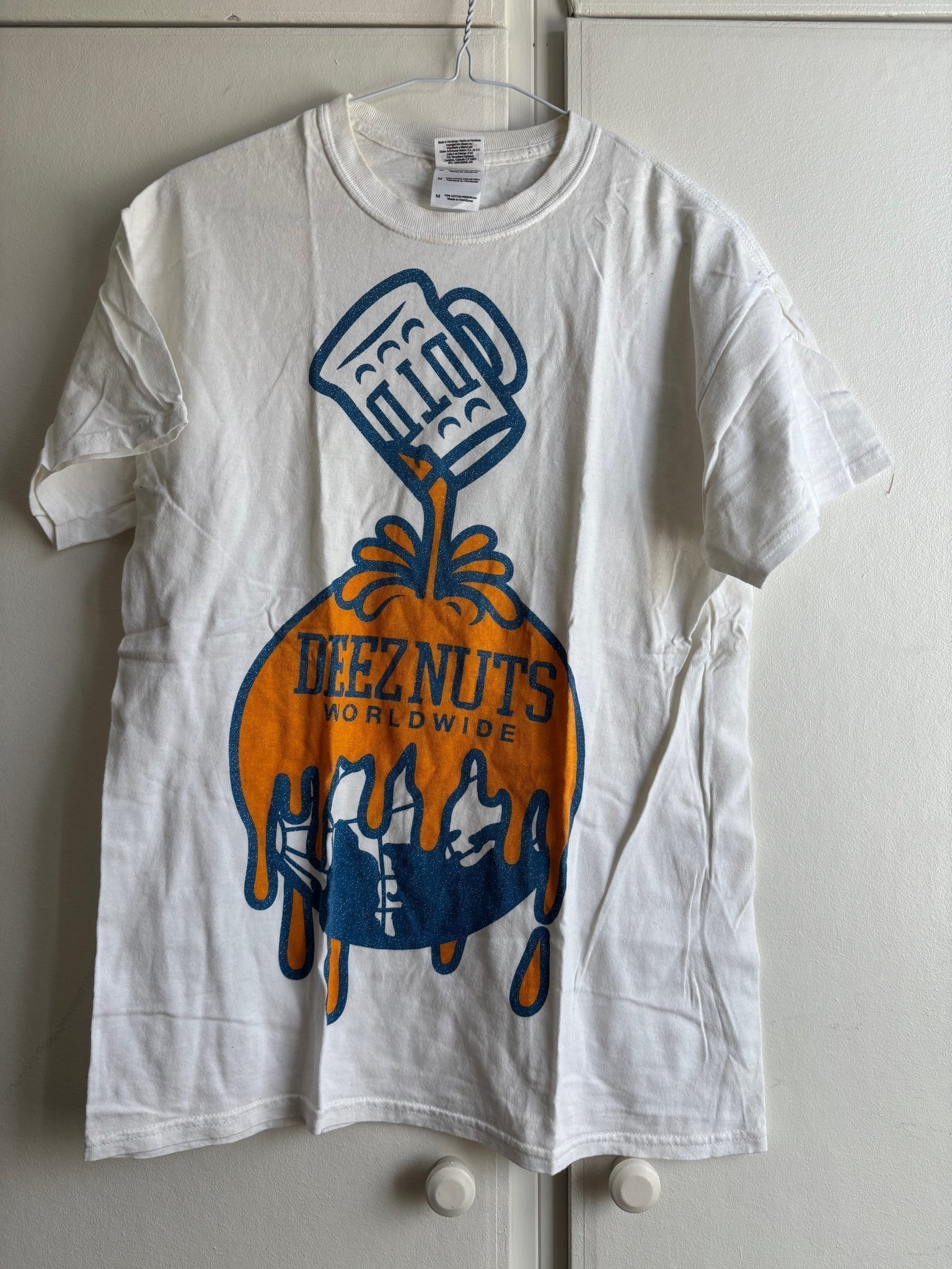 Deez nuts Gildan vit t-shirt, storlek M | Köp på Tradera (734427888)