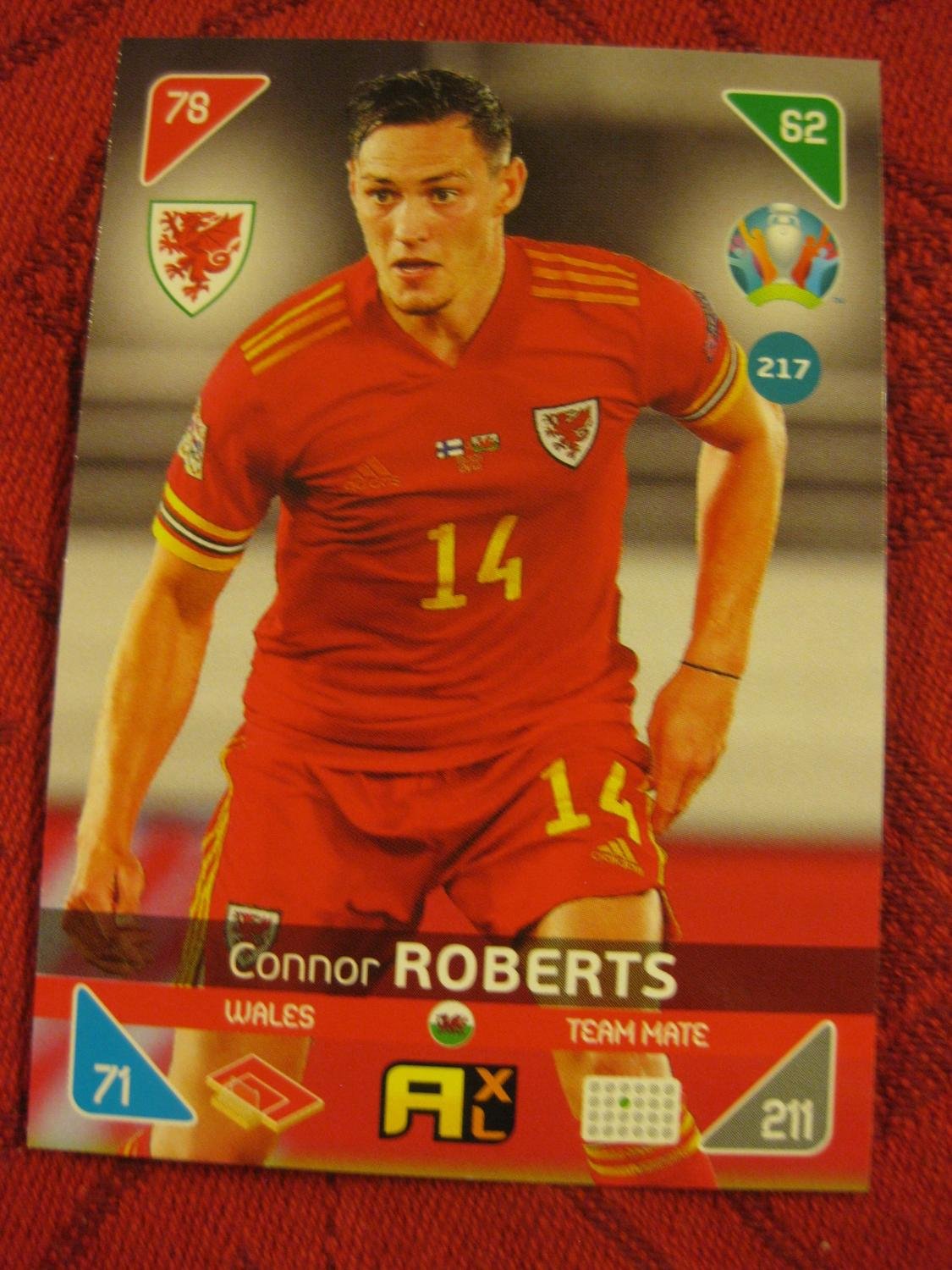 CONNOR ROBERTS - WALES - 2021 KICK OFF UEFA EUR.. | Köp på Tradera ...