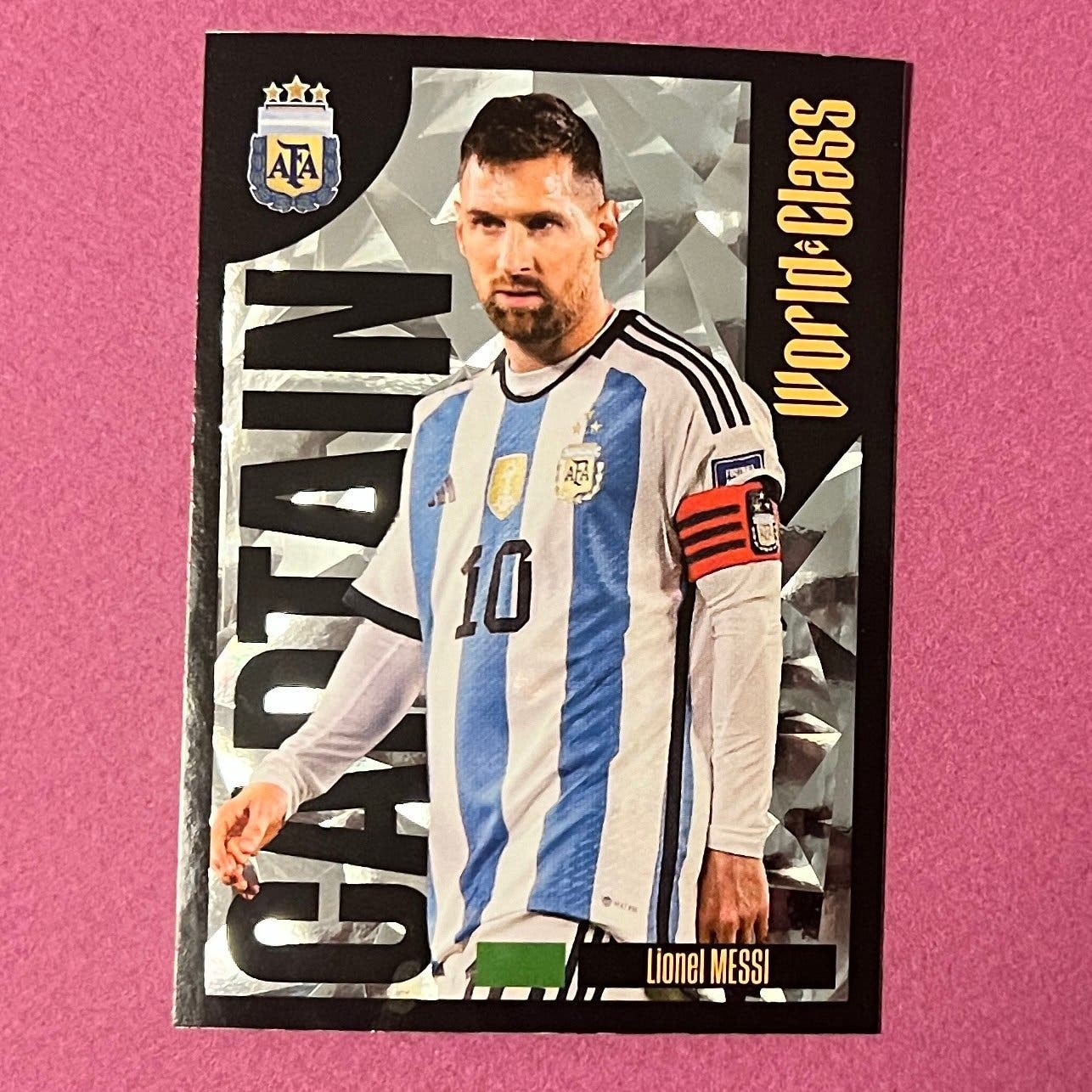 Lionel Messi - Argentina - Captain - Panini Wor.. | Köp på Tradera ...