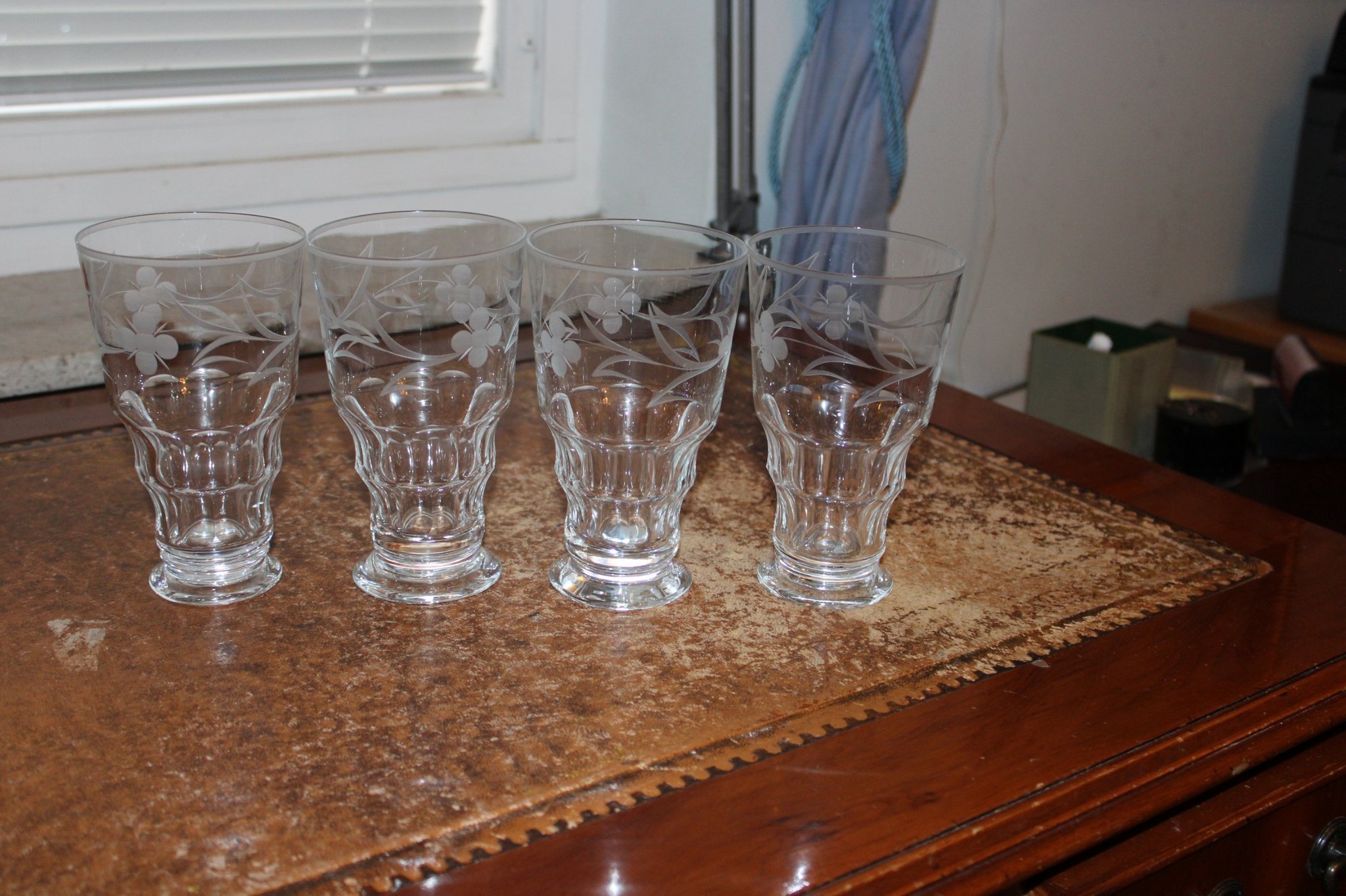 Kosta, 4 äldre vackra klassiska grogglas, Elis .. | Köp på Tradera ...