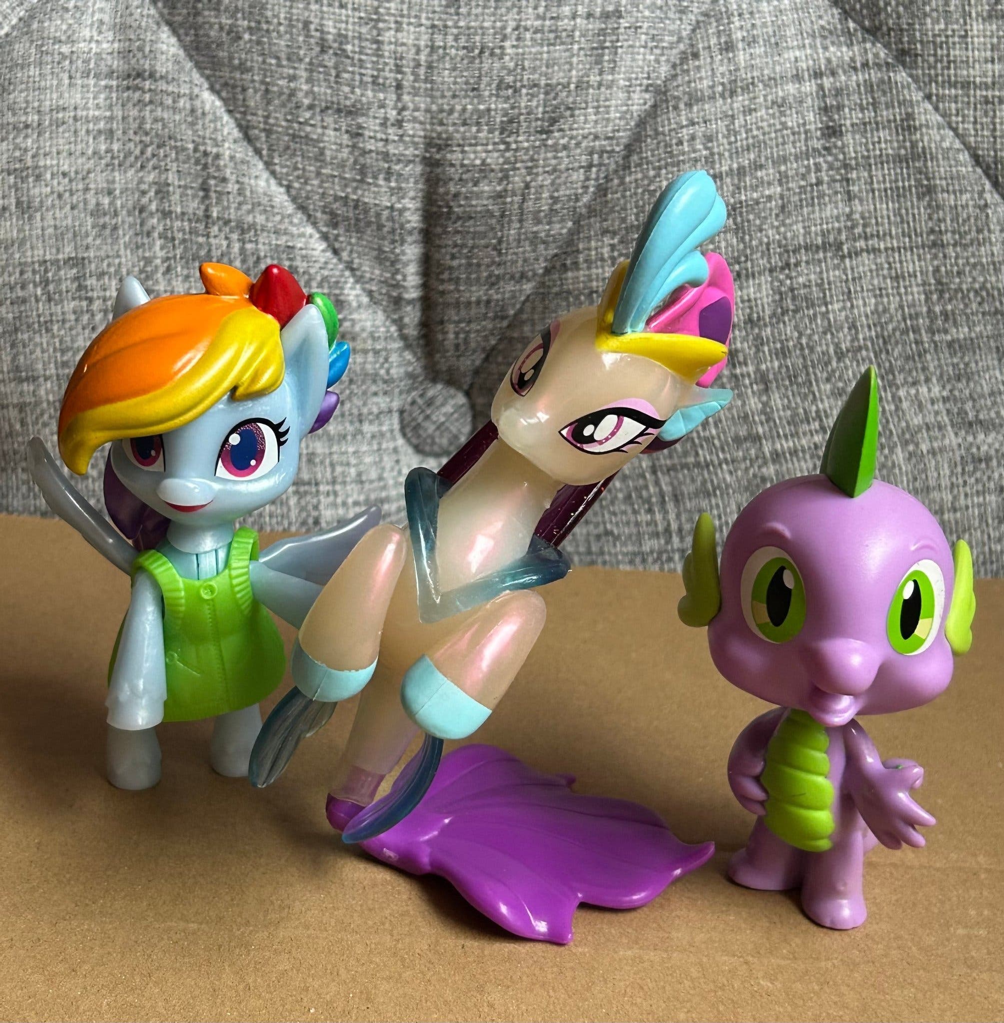 My Little Pony Figurer Rainbow Dash Spike Queen.. | Köp på Tradera ...