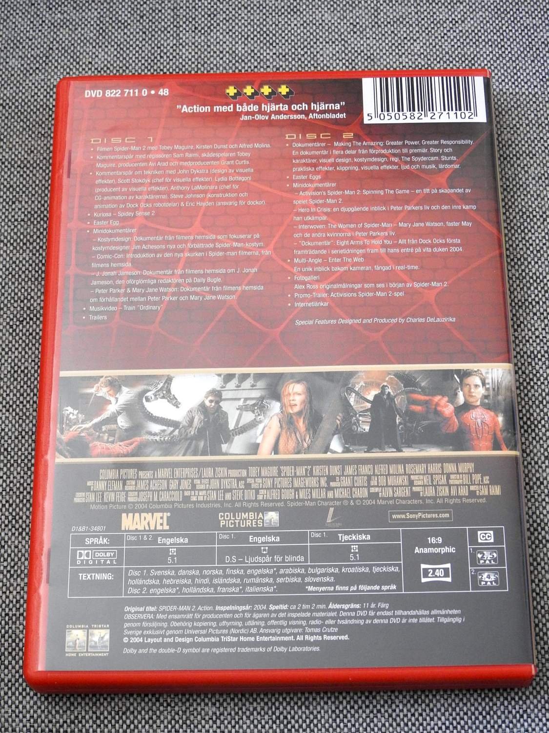 Spider-man 2 DVD Widescreen Special Edition 2 D.. | Köp på Tradera ...