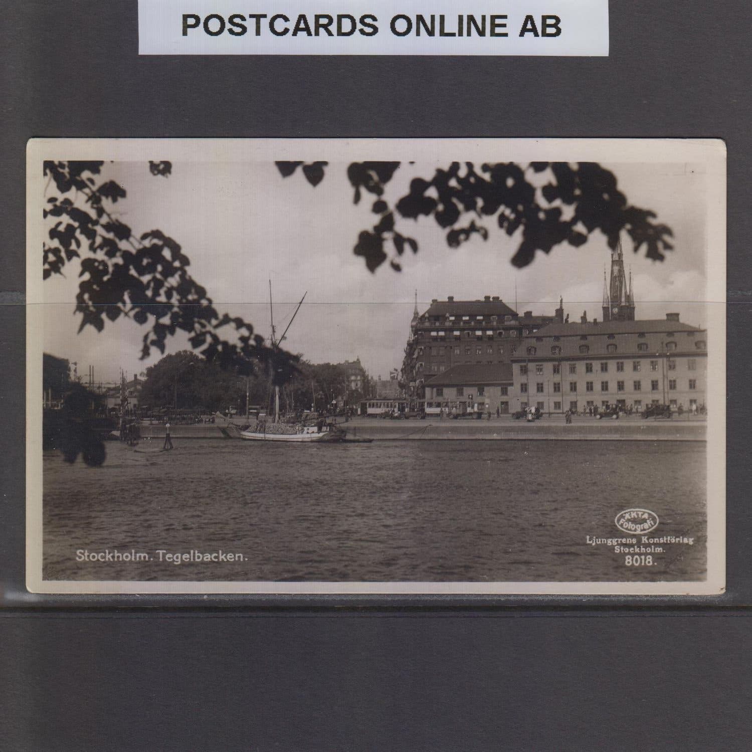 Stockholm Tegelbacken med .. | Köp från PostcardsOnline på Tradera ...