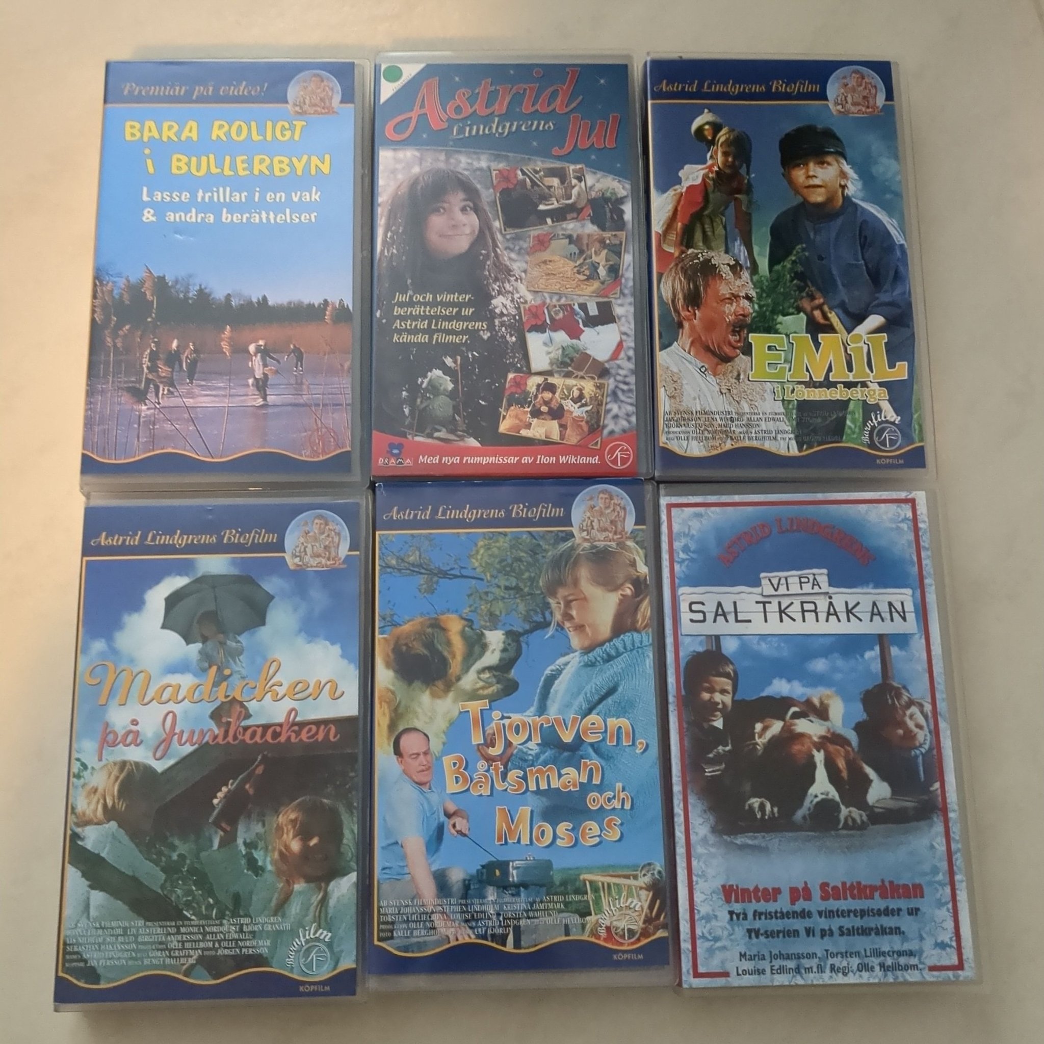 Astrid Lindgren VHS filmer | Köp på Tradera (611388322)