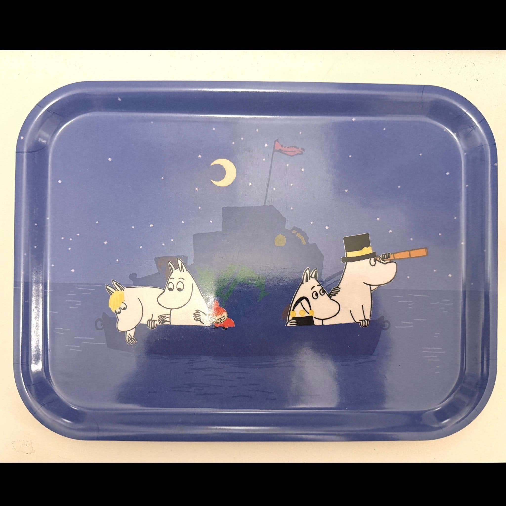 Mumin Bricka Moomin båt 27 x 20 cm Nytt | Köp på Tradera (710305227)