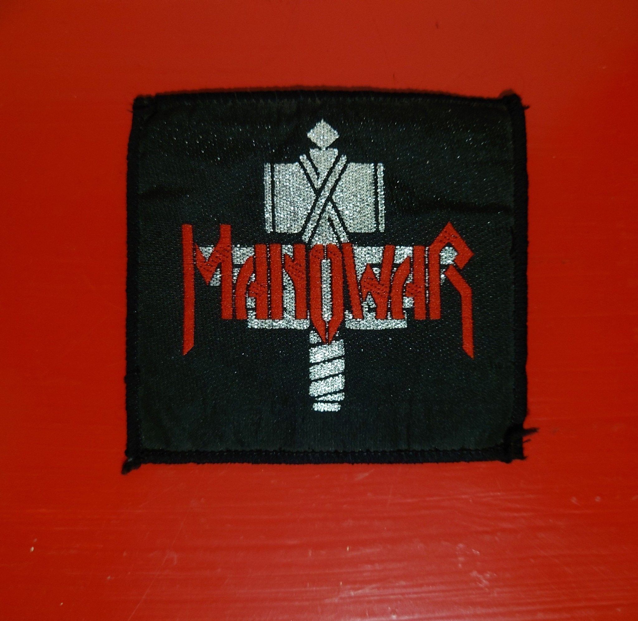 Manowar patch / tygmärke Sign of the Hammer Int.. | Köp på Tradera ...