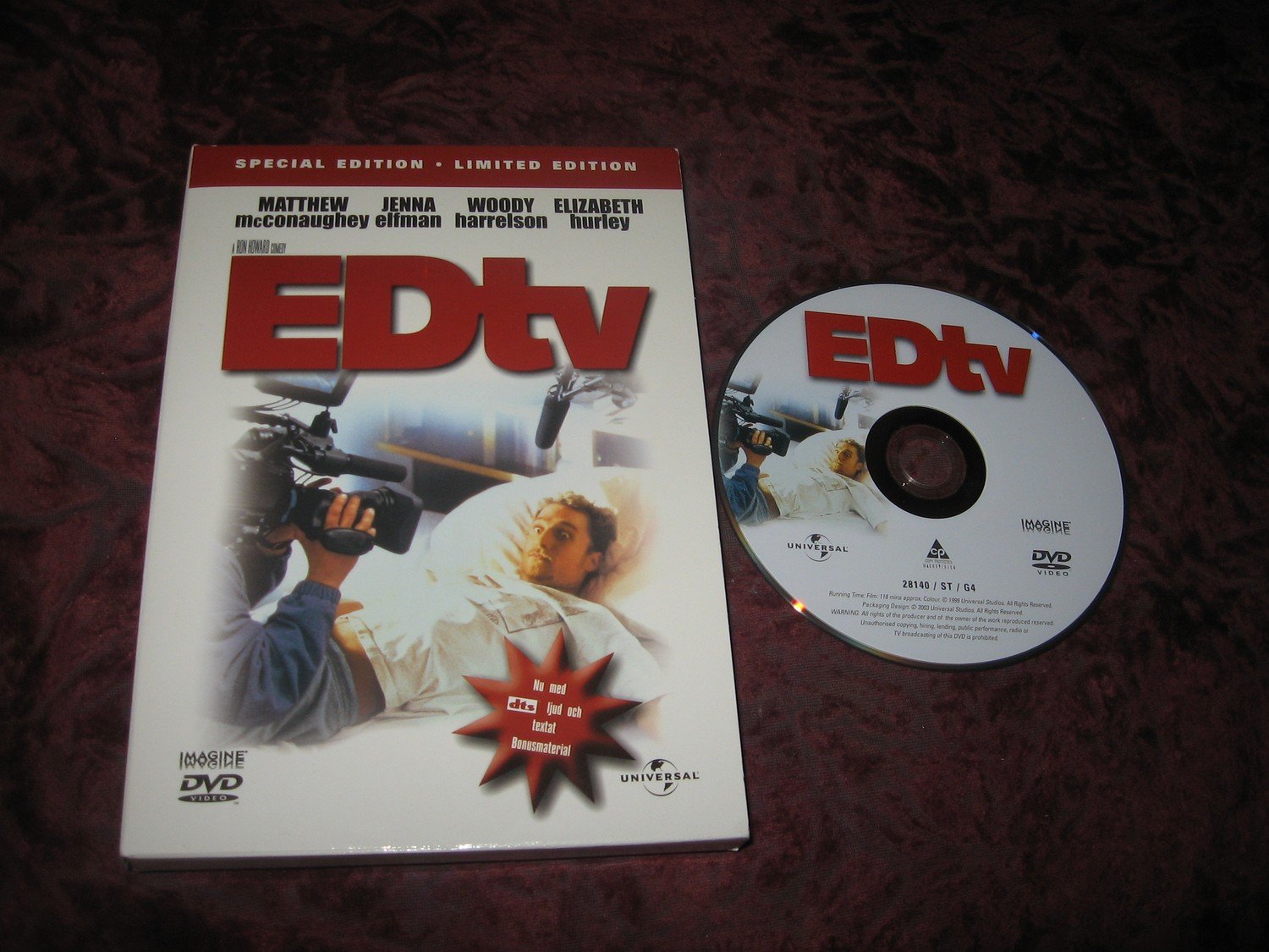 EDTV (MATTHEW MCCONAUGHEY,JENNA ELFMAN,WOODY HA.. | Köp på Tradera ...