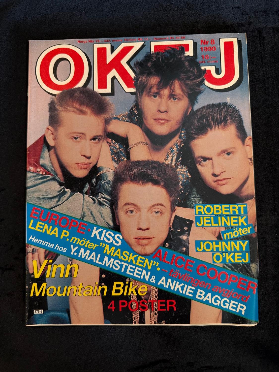 Tidningen OKEJ ! Nr 8 - 1990, TOPPSKICK MED POS.. | Köp på Tradera ...