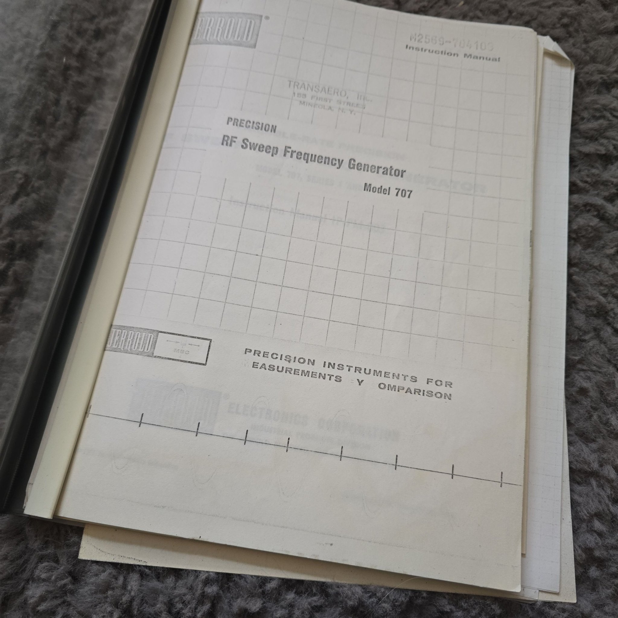 Jerrold RF Sweep Frequency Generator Model 707 .. | Köp på Tradera ...