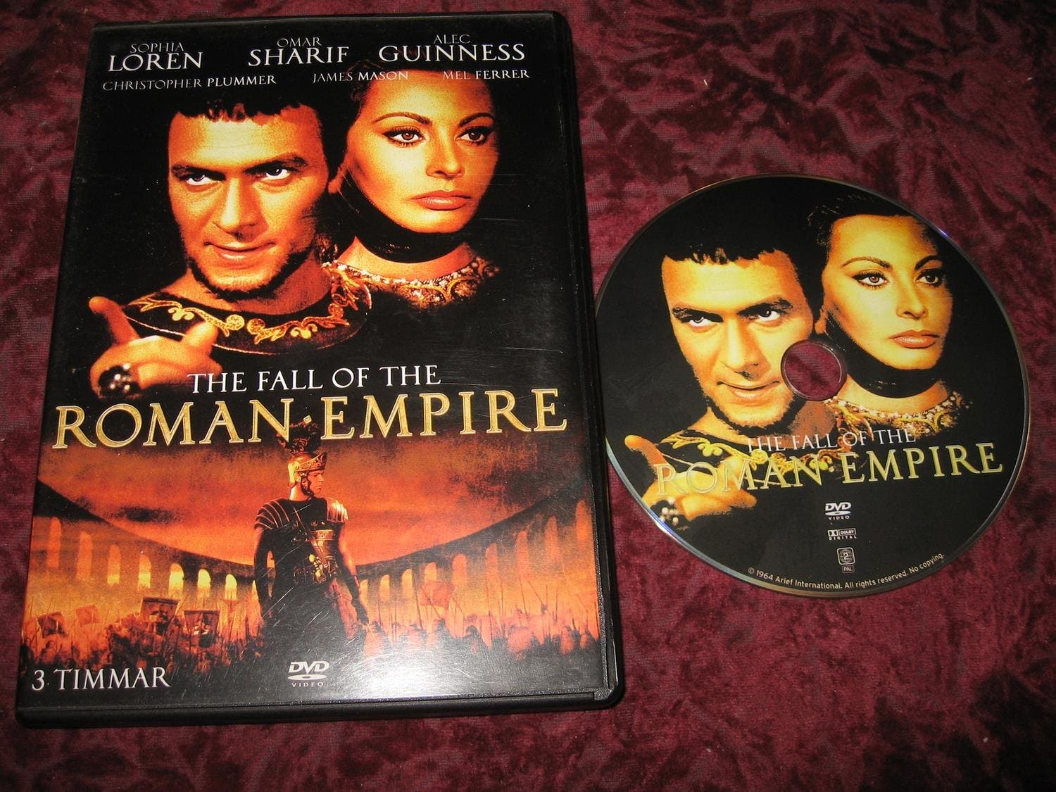 THE FALL OF THE ROMAN EMPIRE (ALEC GUINNESS,SOP.. | Köp på Tradera ...