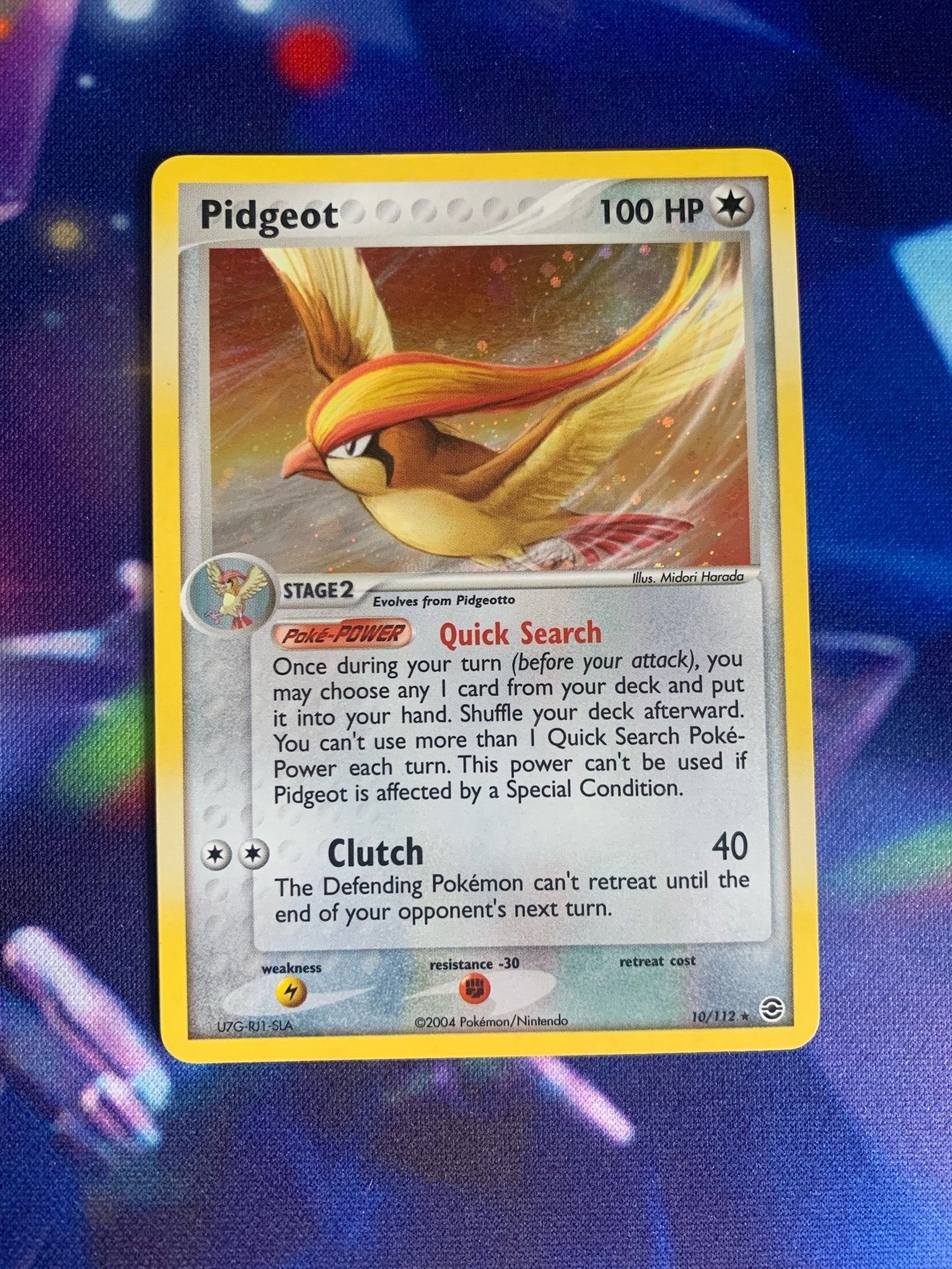 Se produkter som liknar Holo Pidgeot #10 Pokemon Fire.. på Tradera ...