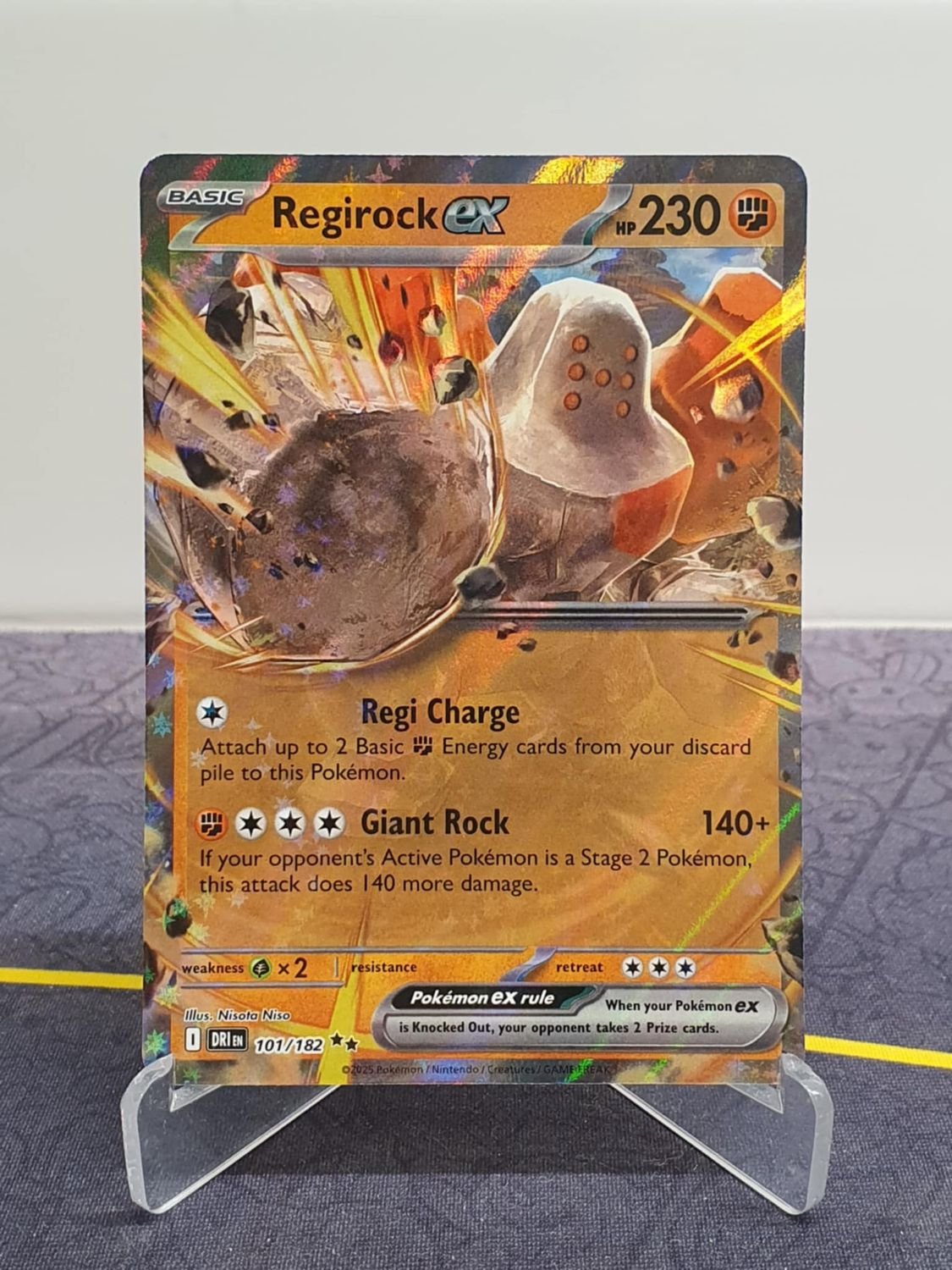 REGIROCK EX 101/182 - Double Rare - Destined Ri.. | Köp på Tradera ...