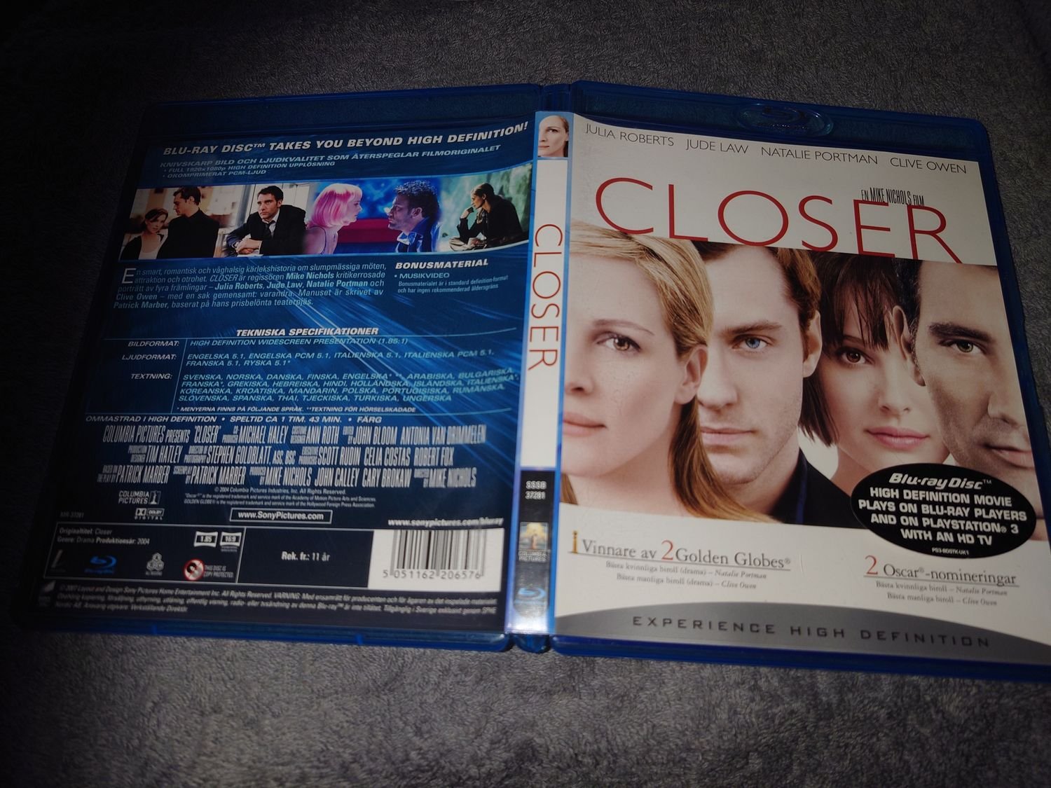Closer (Blu-ray), av Mike Nichols.. | Köp från Peper073 på Tradera ...