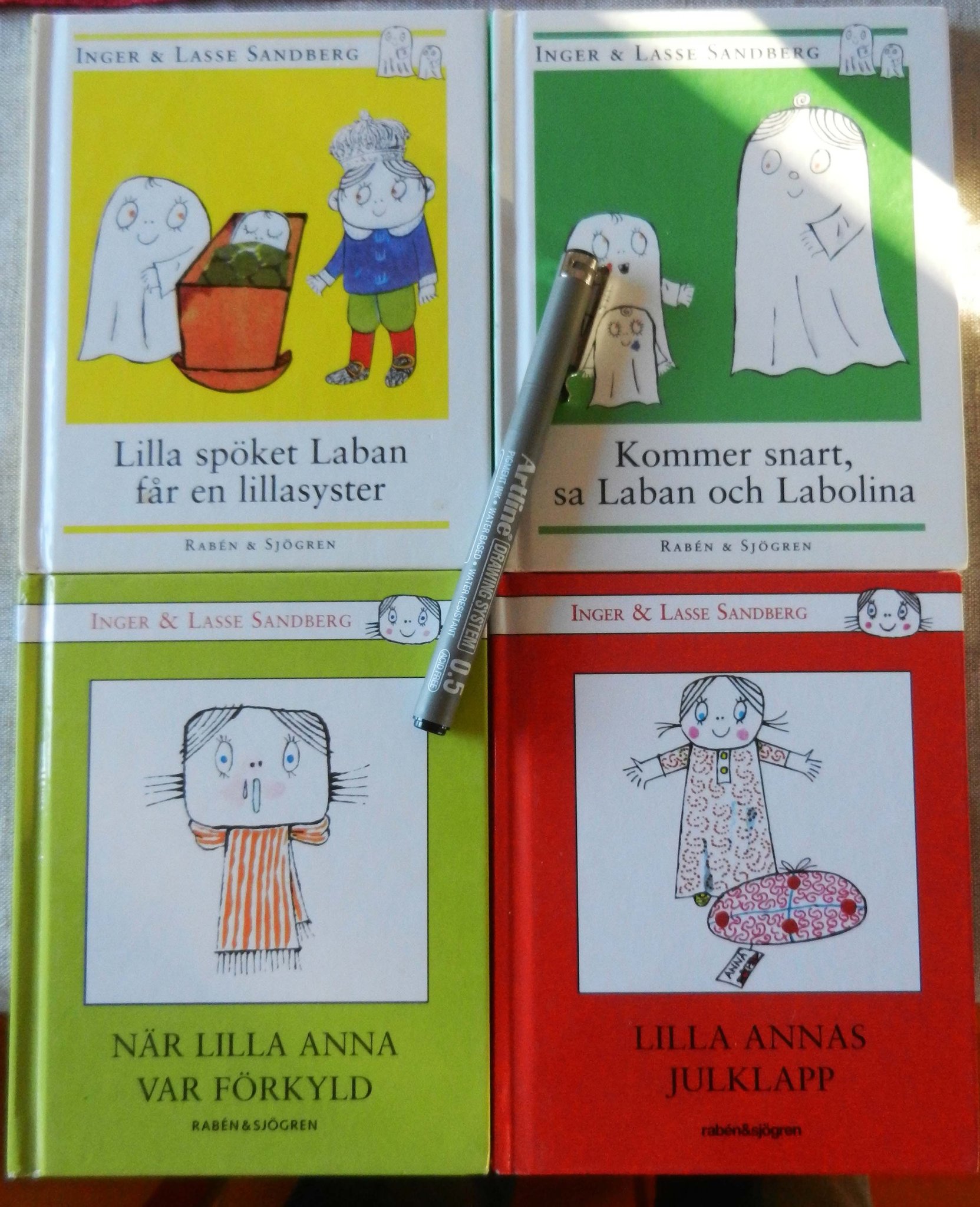Lilla Spöket Laban och Lilla Anna, fyra böcker,.. | Köp på Tradera ...
