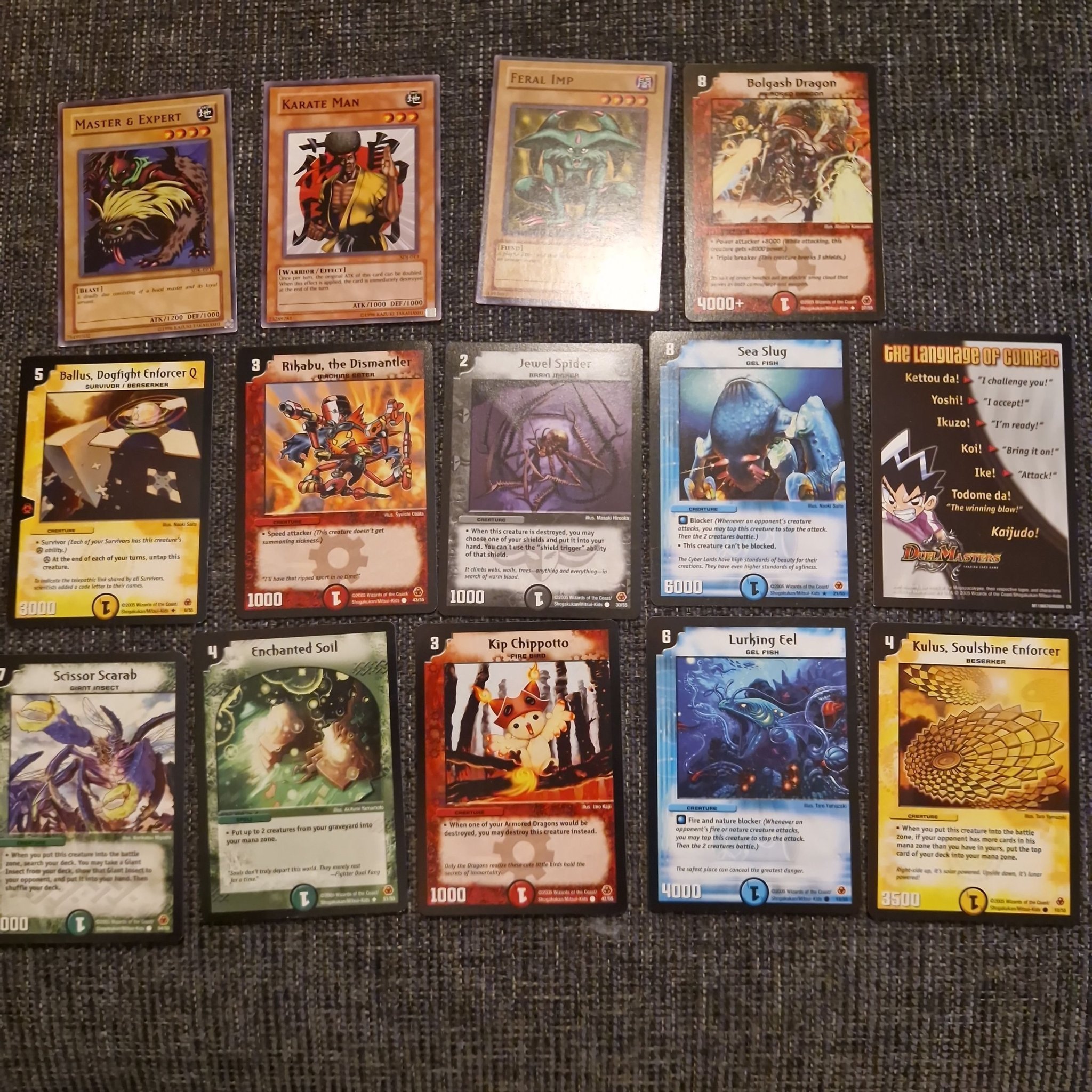 Samling av Yu-Gi-Oh! och Duel Masters Kort | Köp på Tradera (712136084)