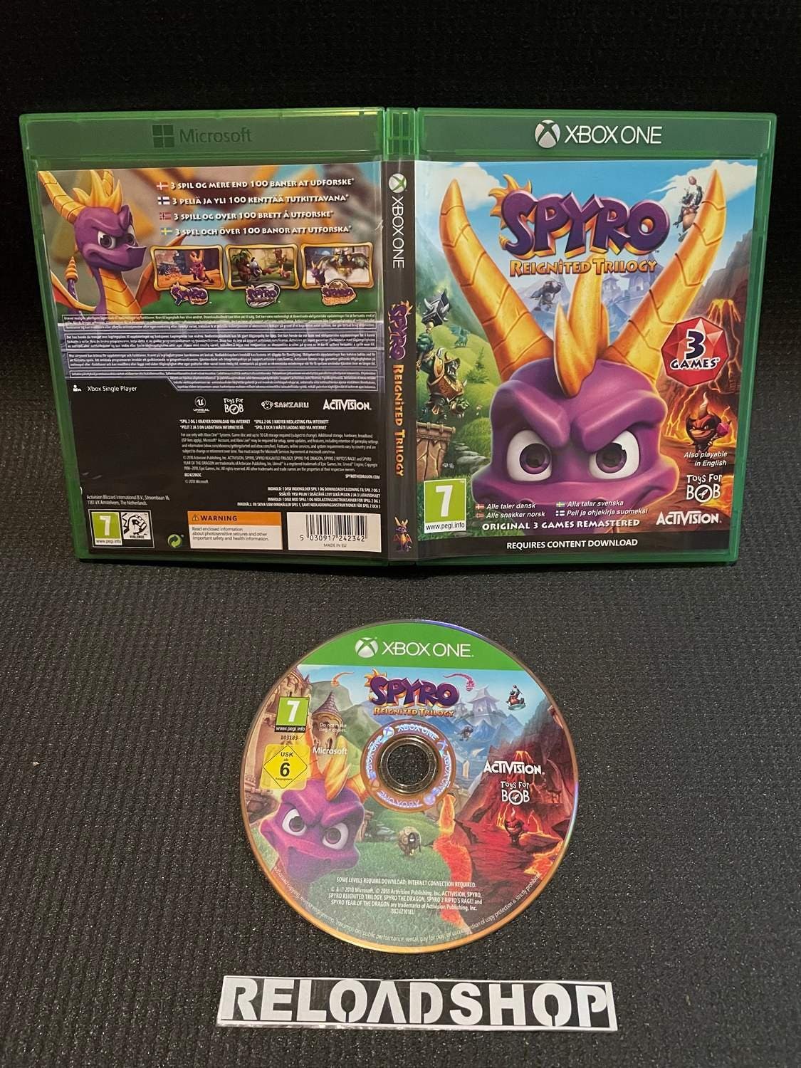 Spyro Reignited Trilogy XBOX ONE | Köp från RELOAD_SHOP på Tradera ...