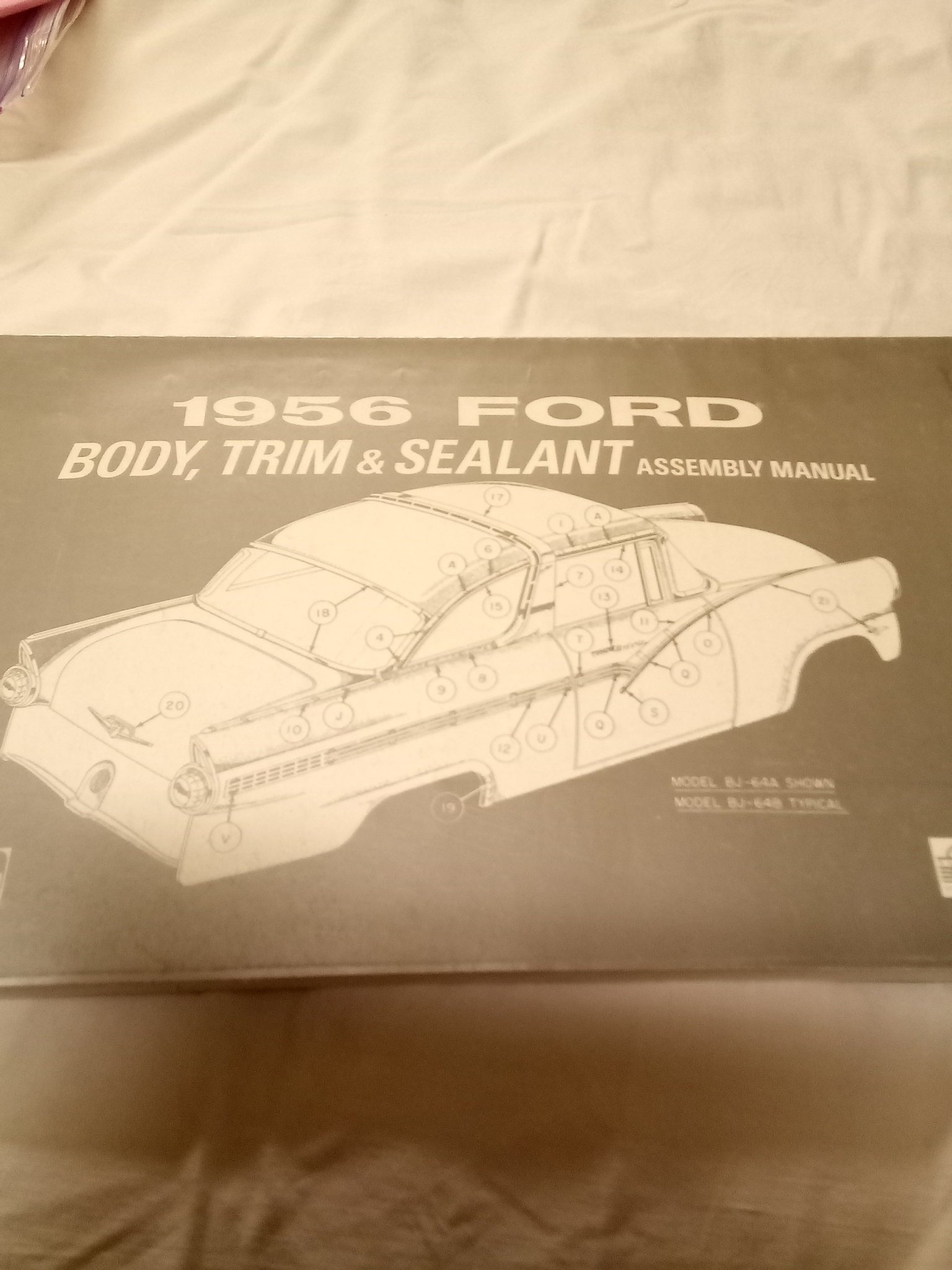 Ford 1956 body, trim and sealant manual | Köp på Tradera (709940060)
