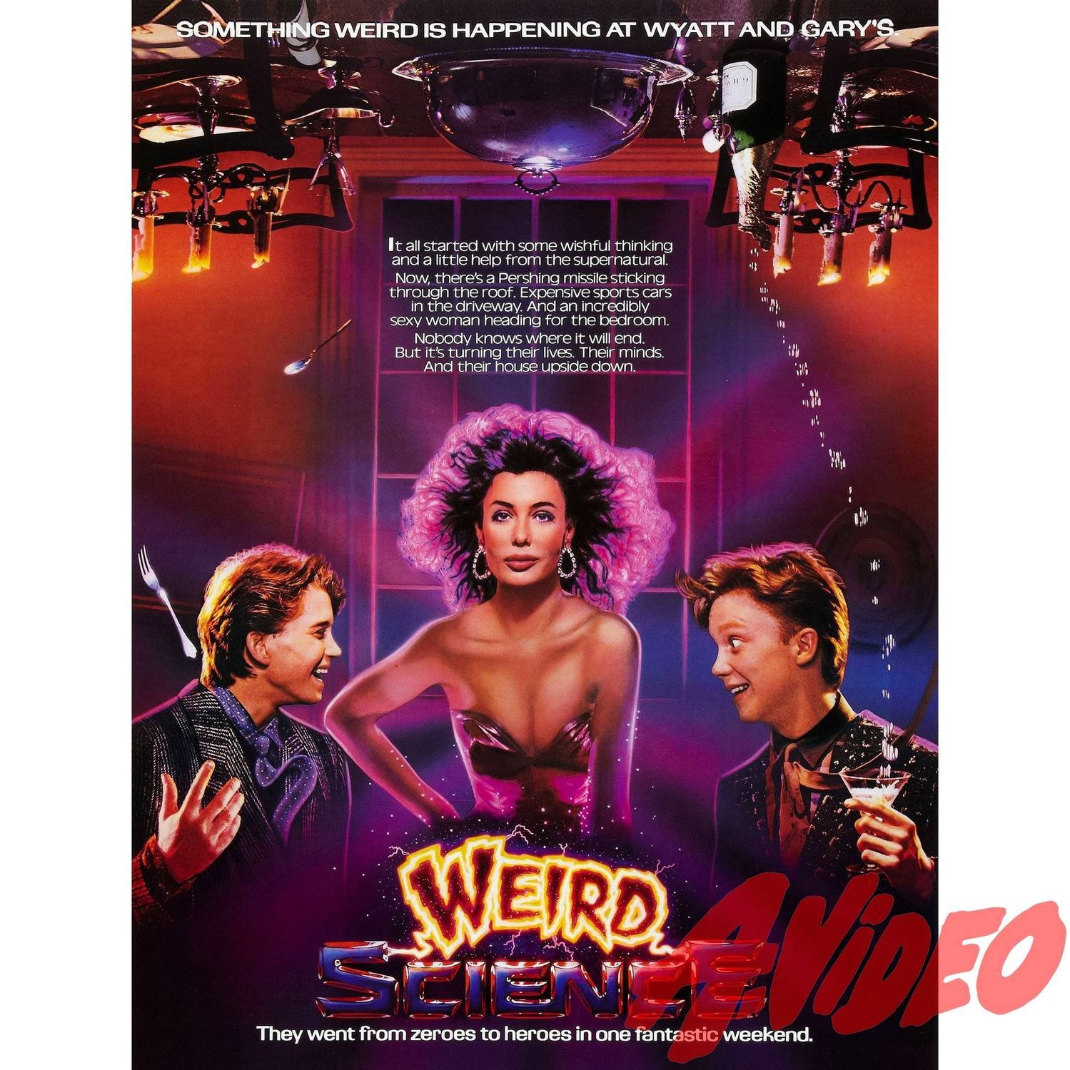 WEIRD SCIENCE - B - DIGI-LITO-POSTER 30x40 CM | Köp på Tradera (685471952)