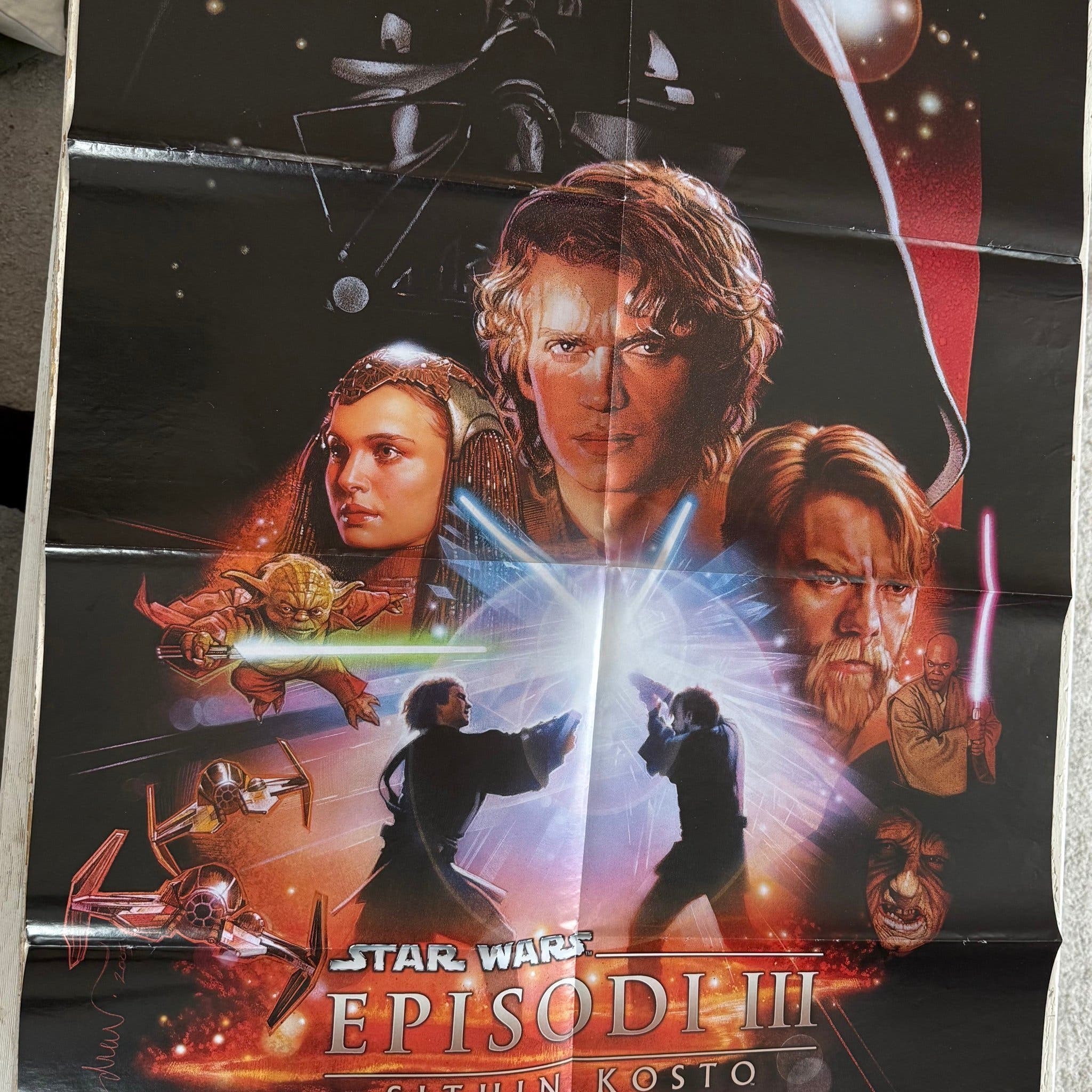 Star Wars Episode III - Sith Lord affisch från .. | Köp på Tradera ...