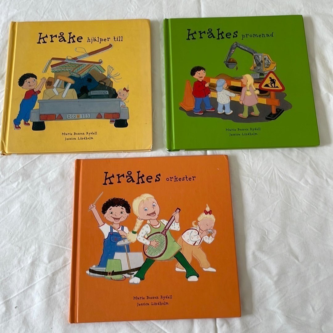 Kråke böcker, 3 st, bokpaket, Marie Bosson Ryde.. | Köp på Tradera ...