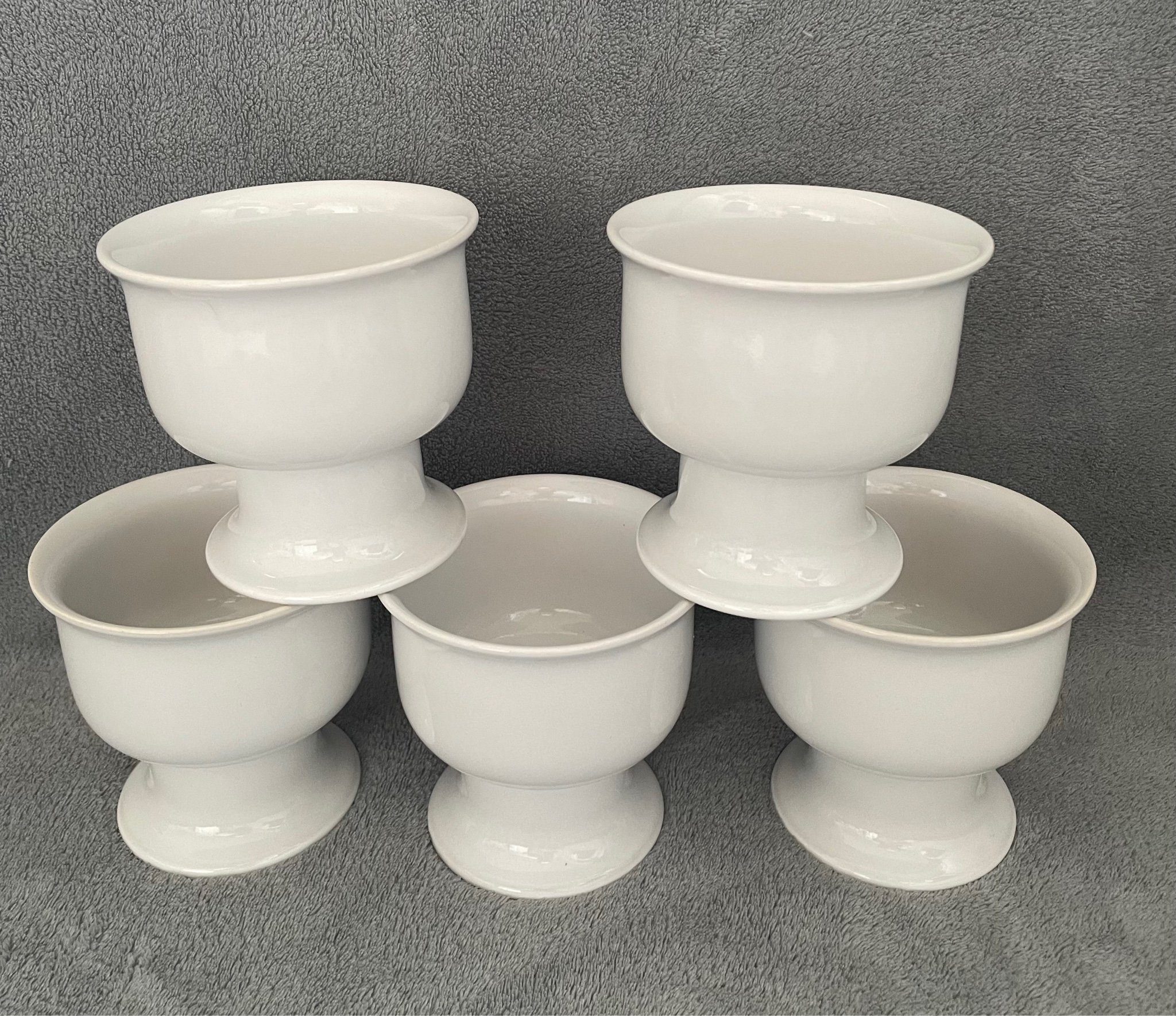 Boda Nova 5 vita multipot, skålar på fot Signe .. | Köp på Tradera ...