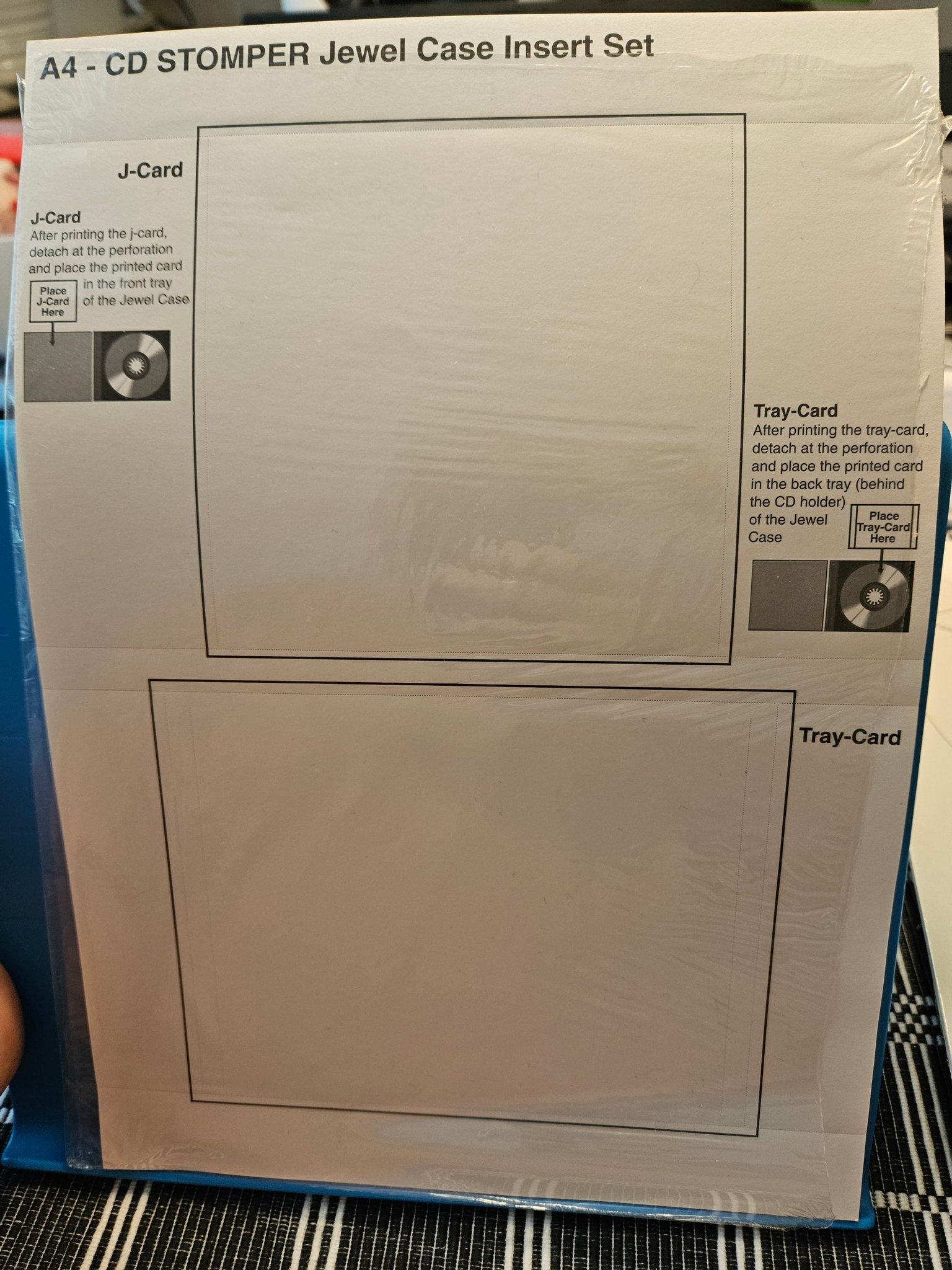 Se produkter som liknar A4 CD Stomper Jewel Case Inse.. på Tradera (696543804)