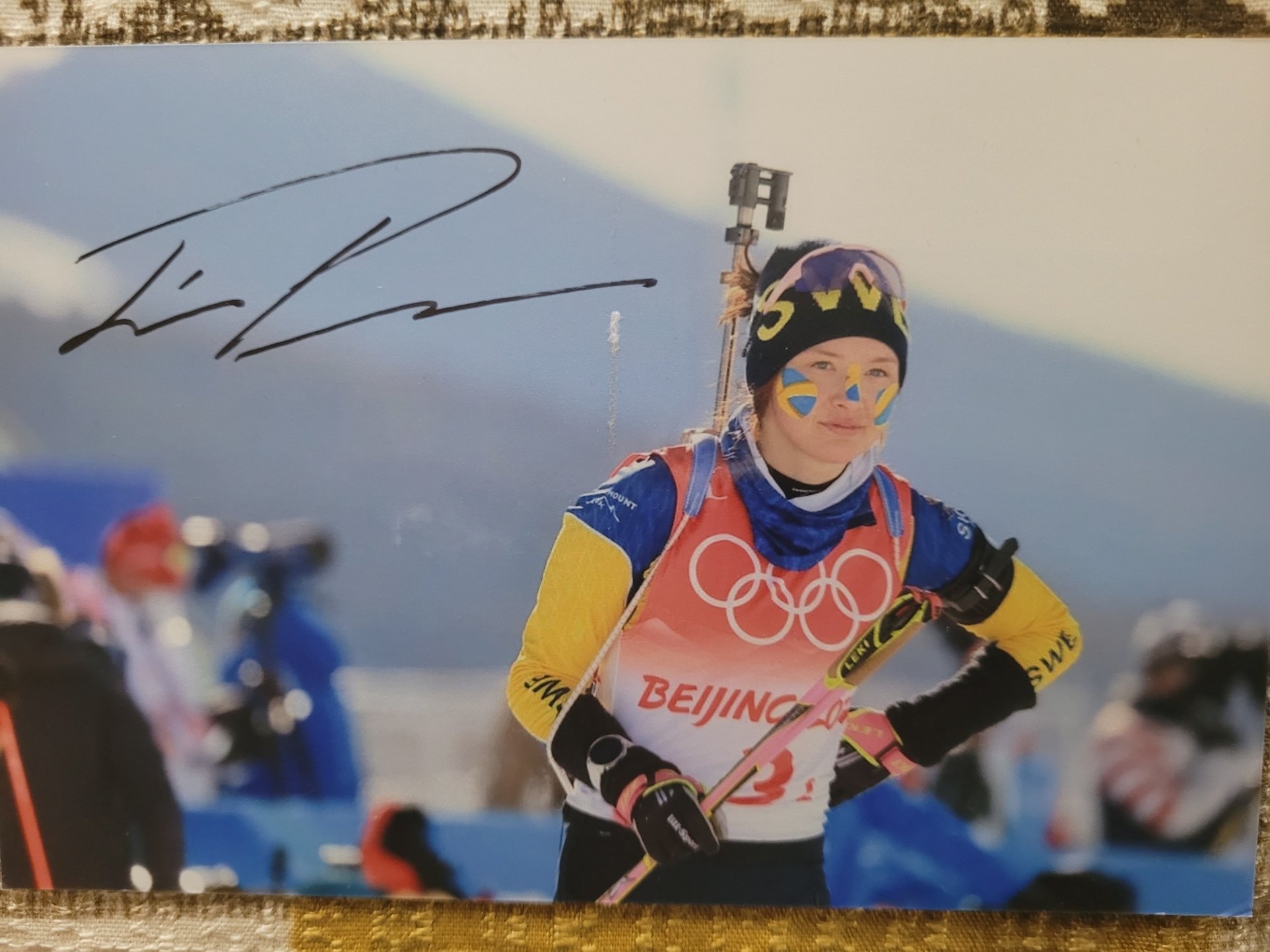 Linn Gestblom Persson OS guld silver 6 VM medal.. | Köp på Tradera ...